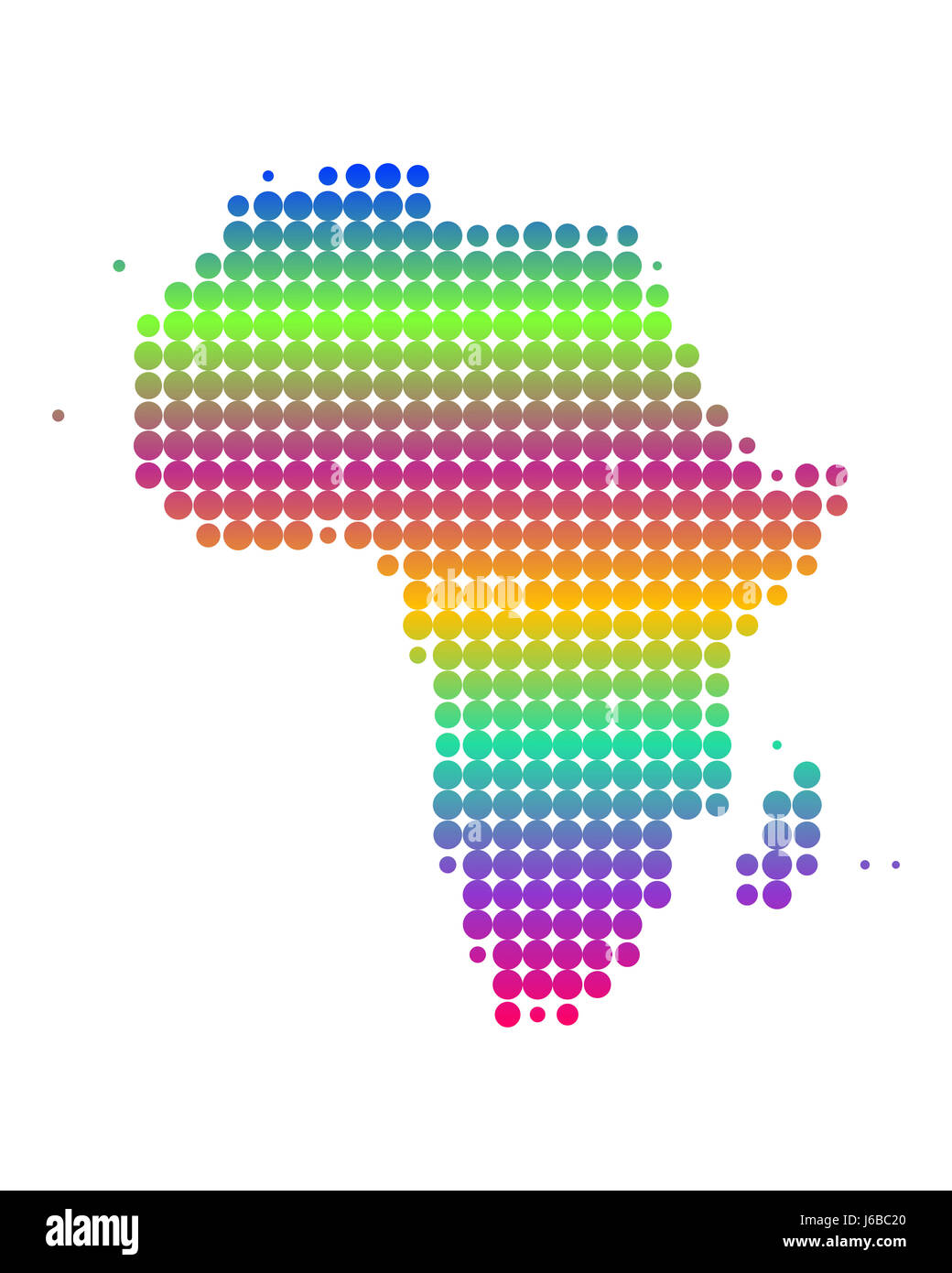 Africa continent shape hi-res stock photography and images - Alamy