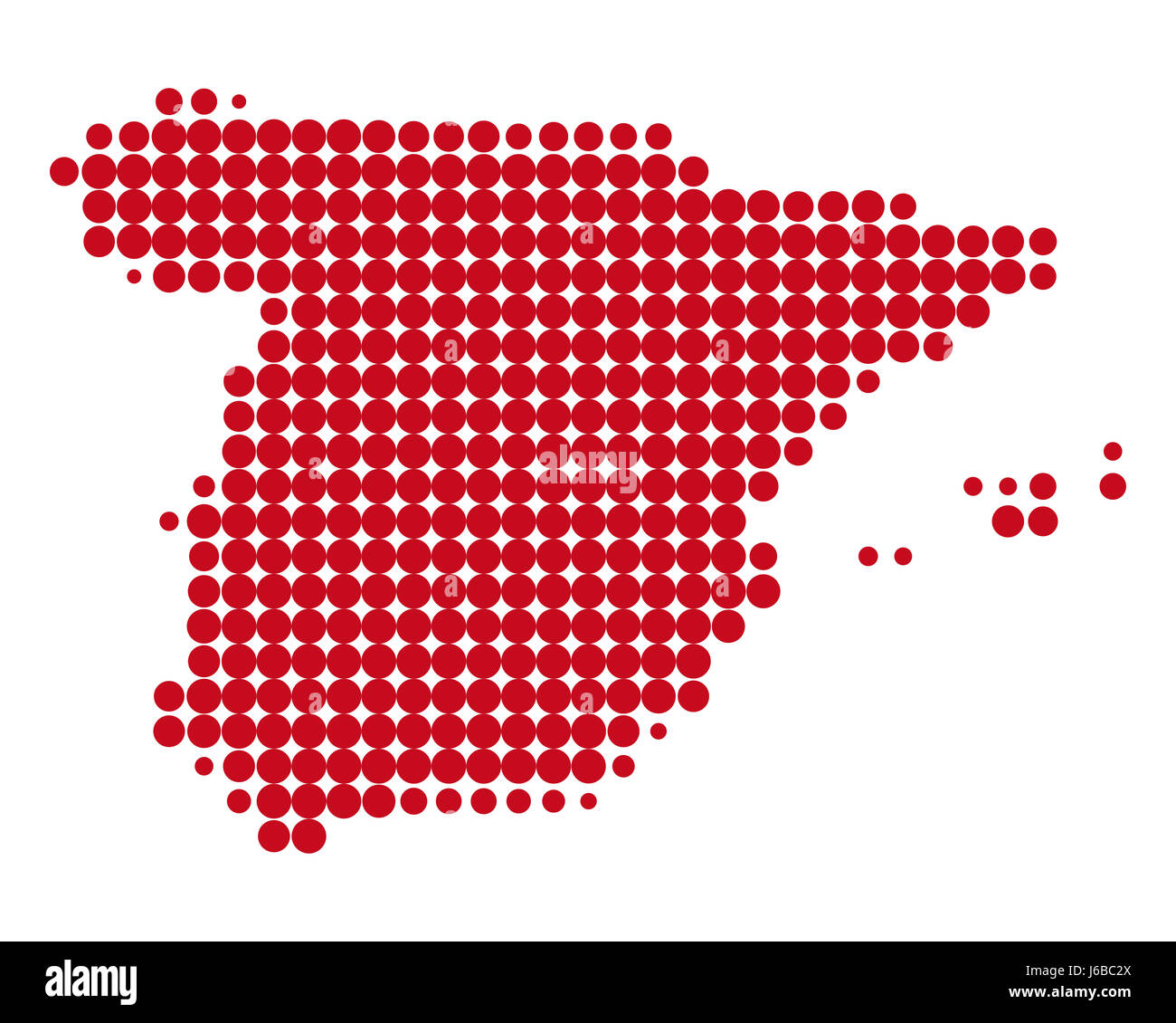 Map of spain Cut Out Stock Images & Pictures - Alamy