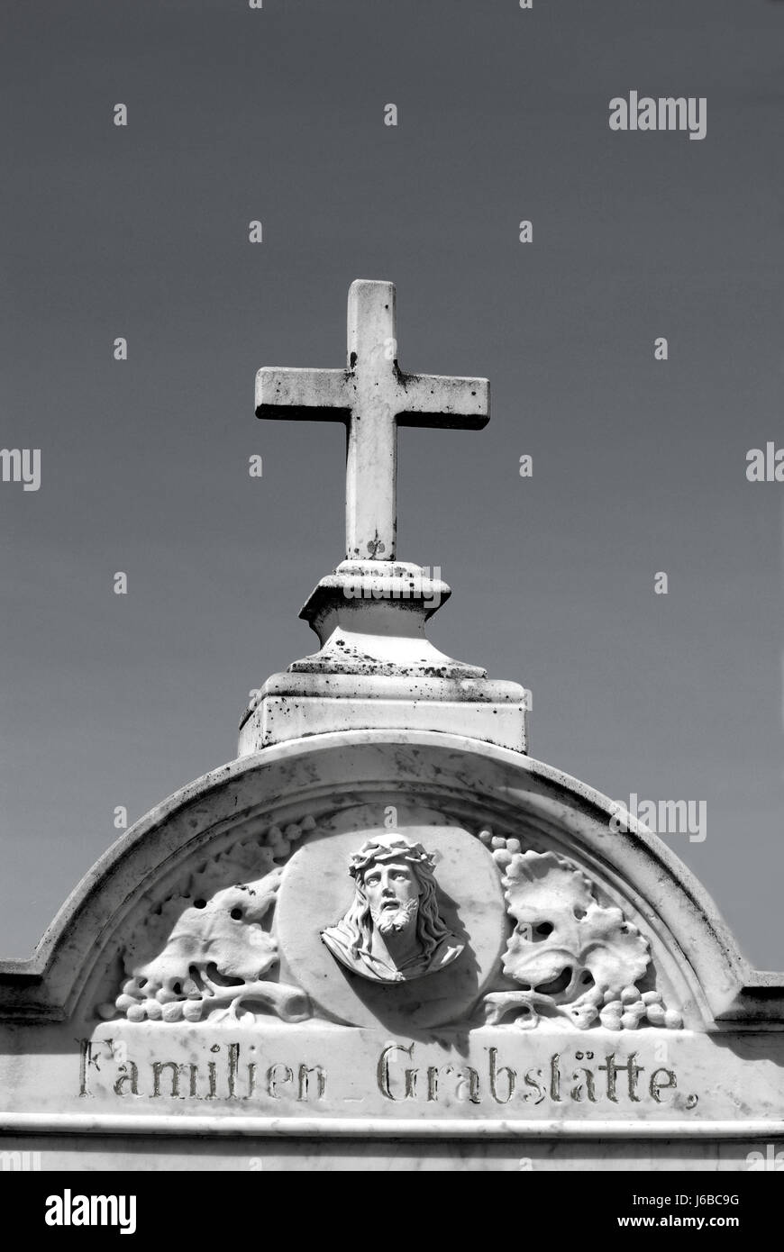 cross burial-place tomb catholic family grave jesus blue god memorial ...