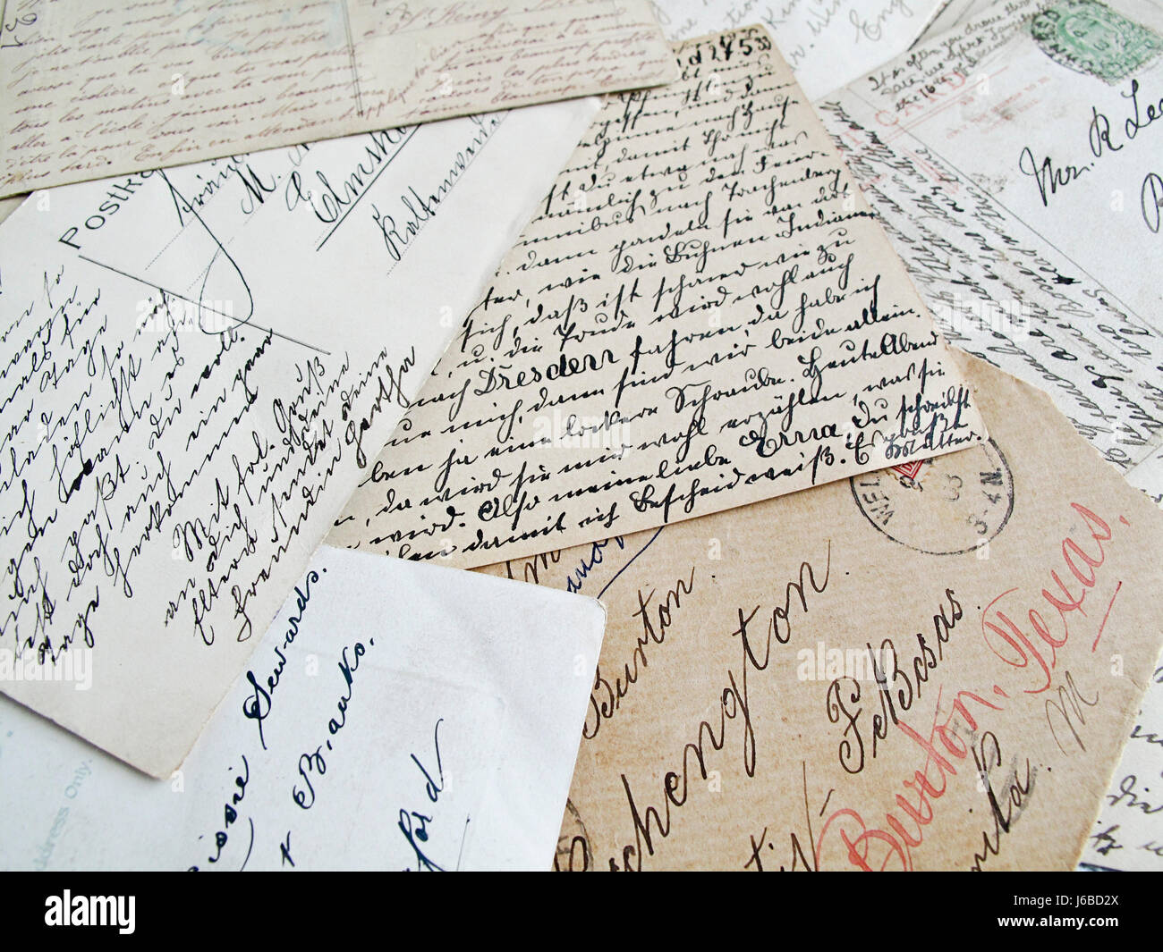 Old Letters Stock Photos & Old Letters Stock Images - Alamy