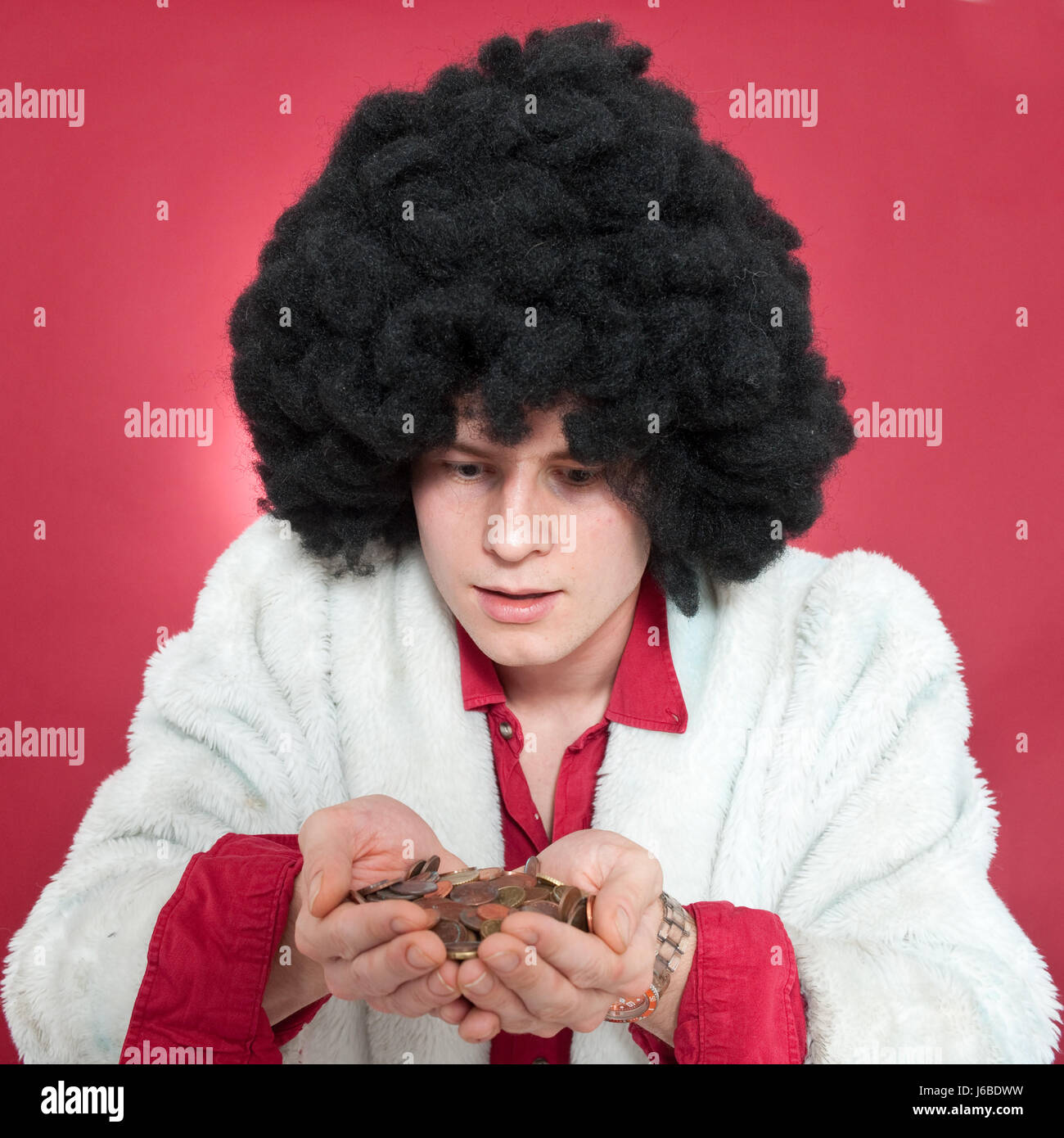 portrait wig pimp money man hand hands black swarthy jetblack deep ...