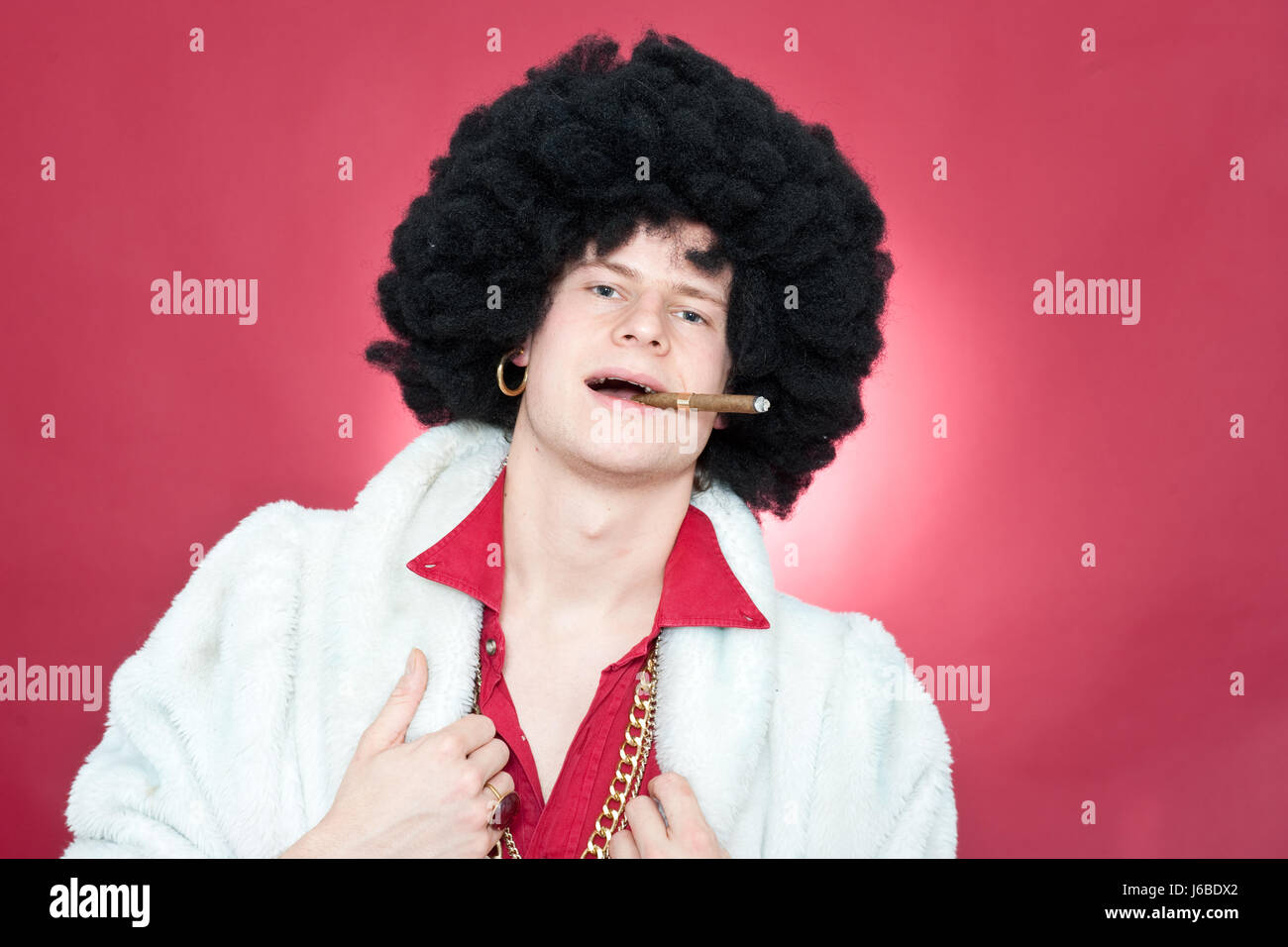 cigar portrait wig pimp man cigar hand hands ring black swarthy ...