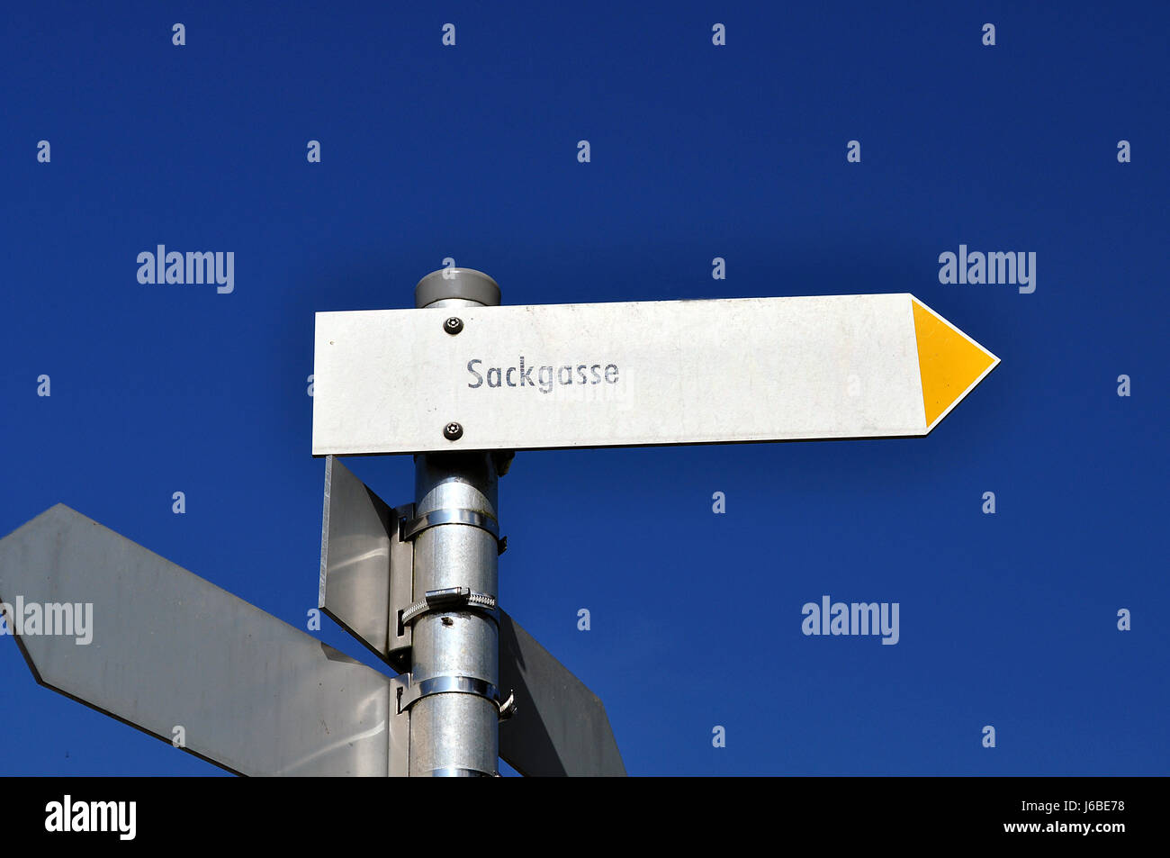 sign signal hint blind alley road signs pointing sign signal hint blind ...