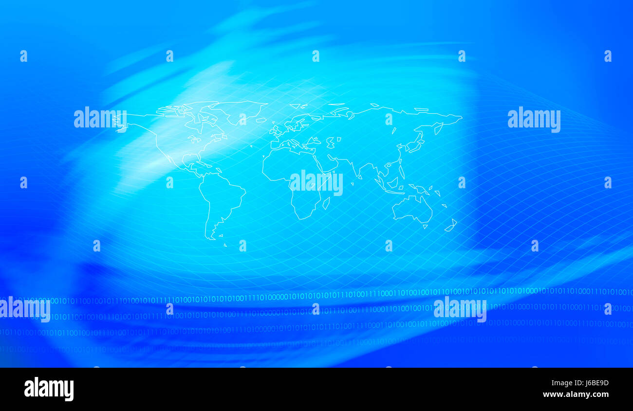 science research illustration digital outlines atlas map of the world ...