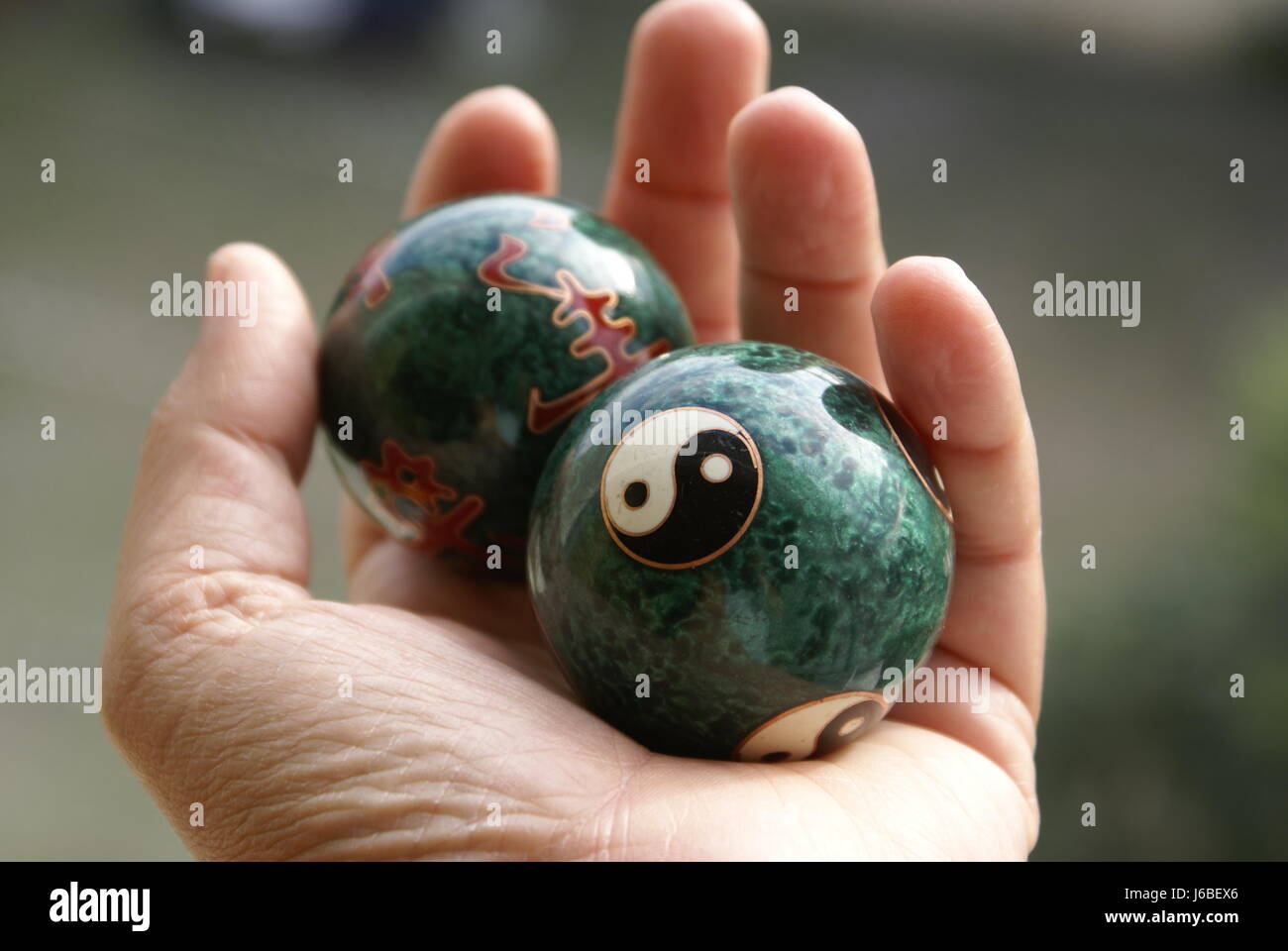 qui gong balls 05 Stock Photo - Alamy