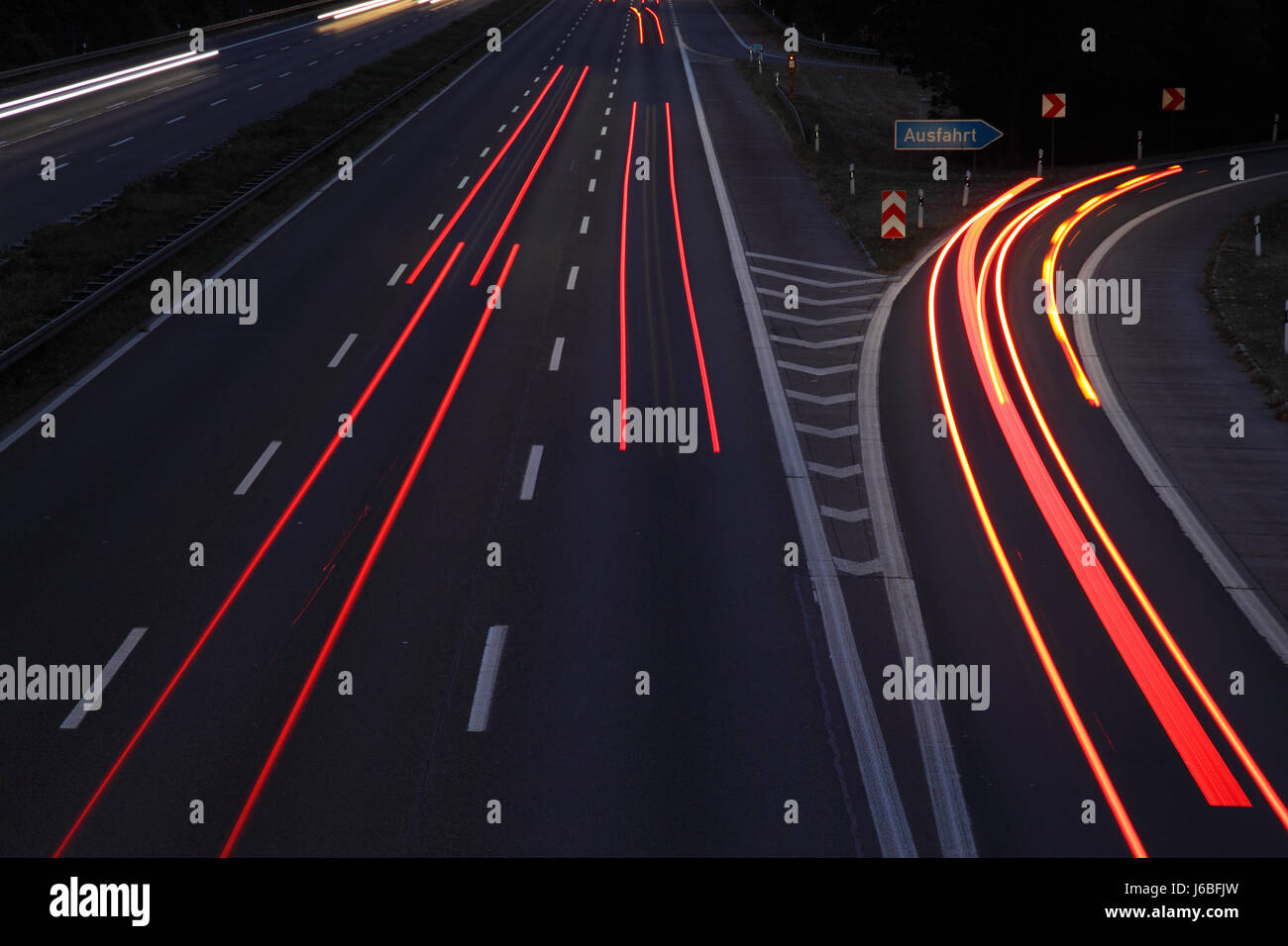traffic transportation night nighttime asphalt transport motorway ...