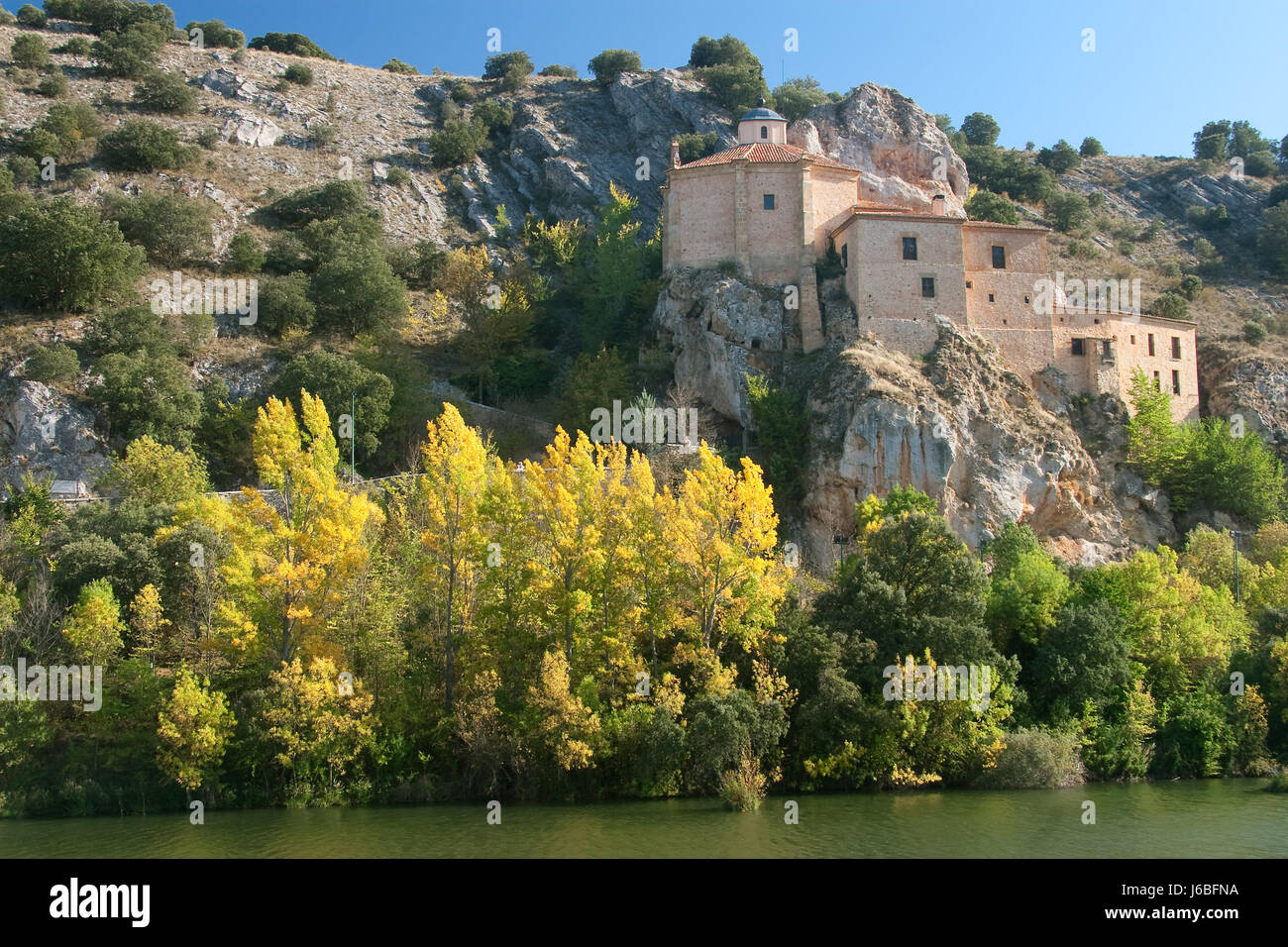 church spain landscape scenery countryside nature religion tree trees ...