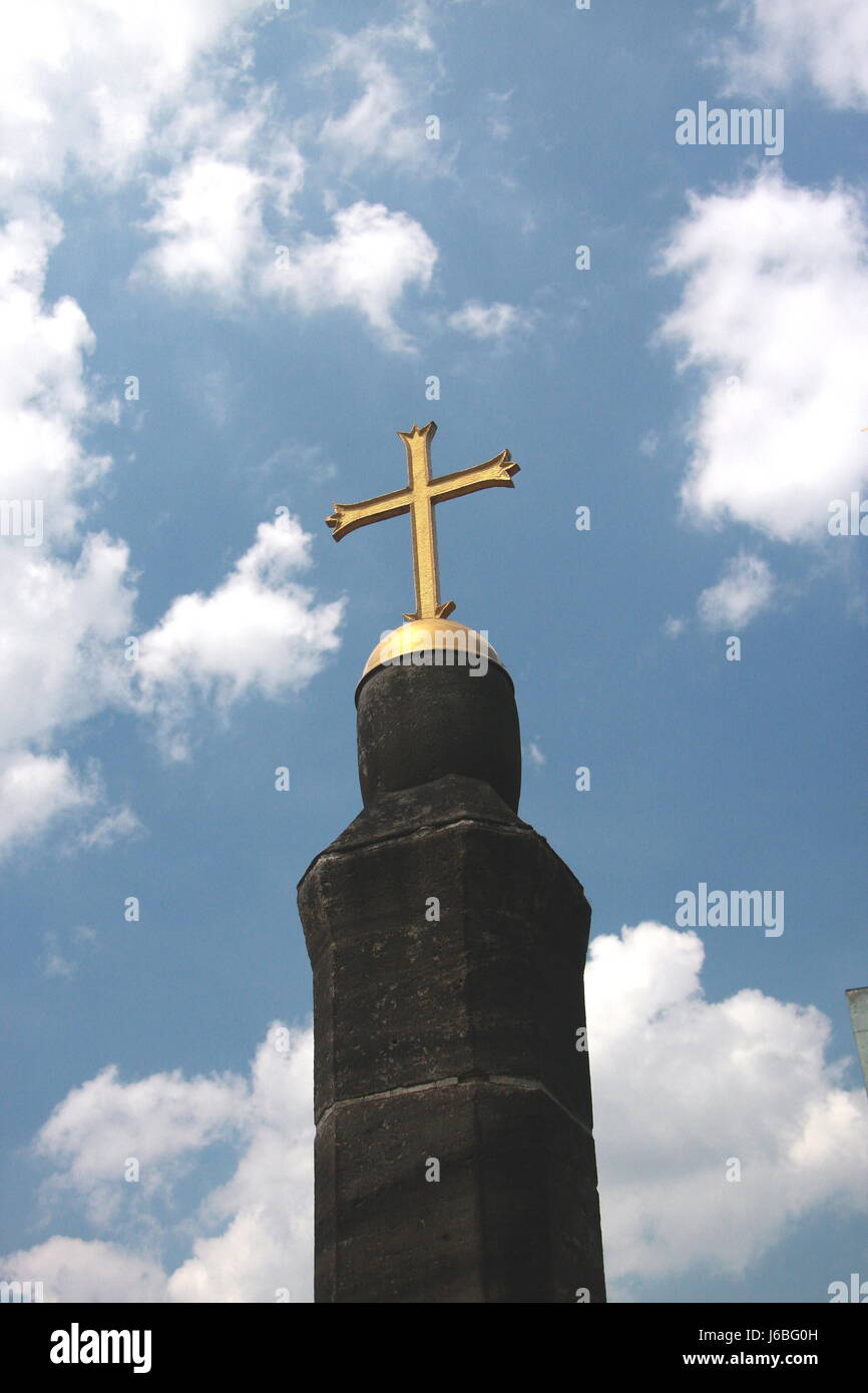 cross pillar oblique Stock Photo - Alamy