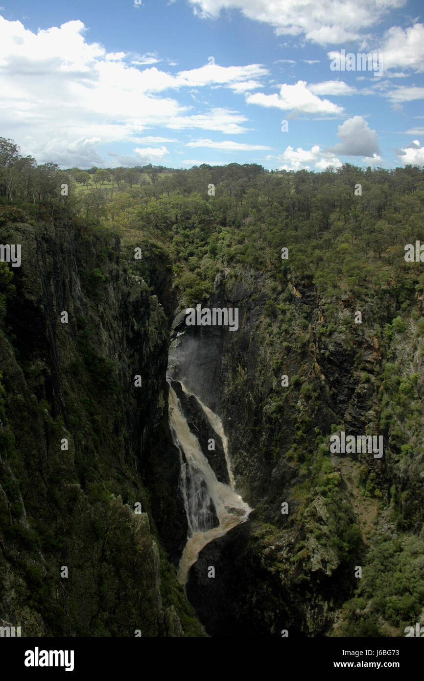 australia waterfall ravine water fluent green stream rock australia ...