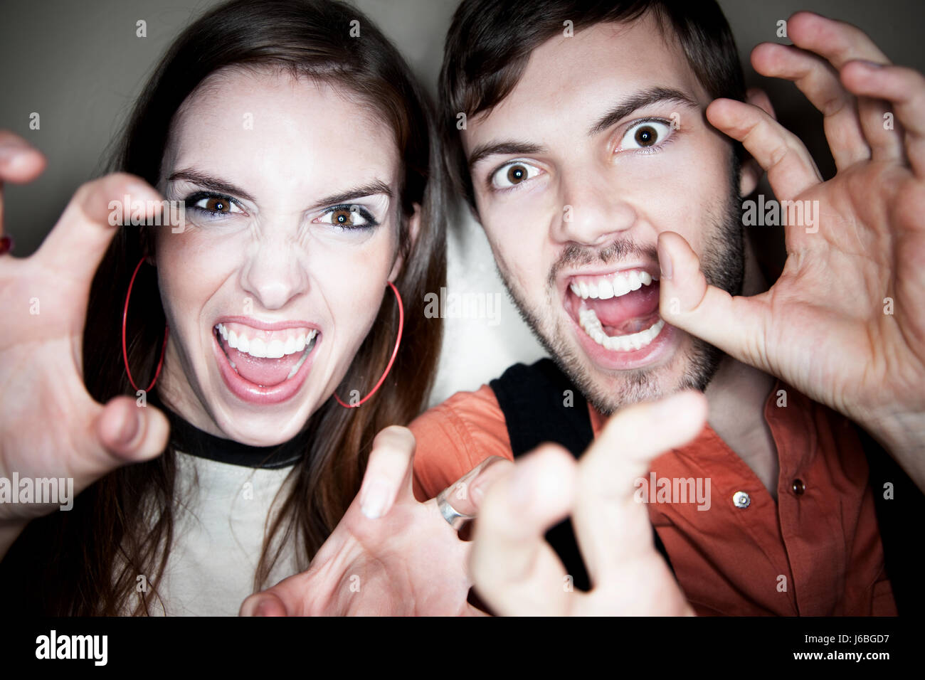 hand face yell mad crazy raving furious angry irately insane couple ...