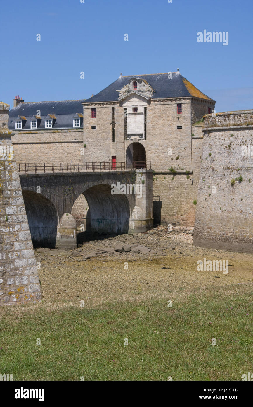 tower fortress blockhouse brittany fortification tower france fortress ...