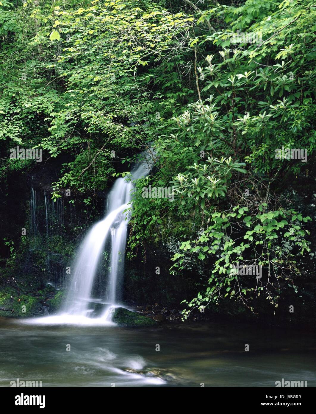 waterfall landscape scenery countryside nature scenic cascade water ...