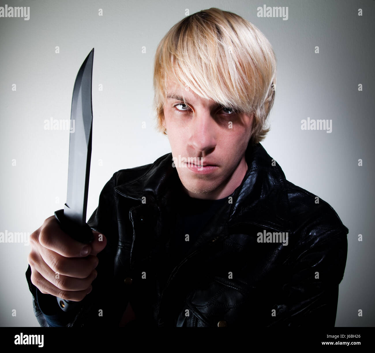 blade handsome criminal thug young younger arm weapon knive knife ...