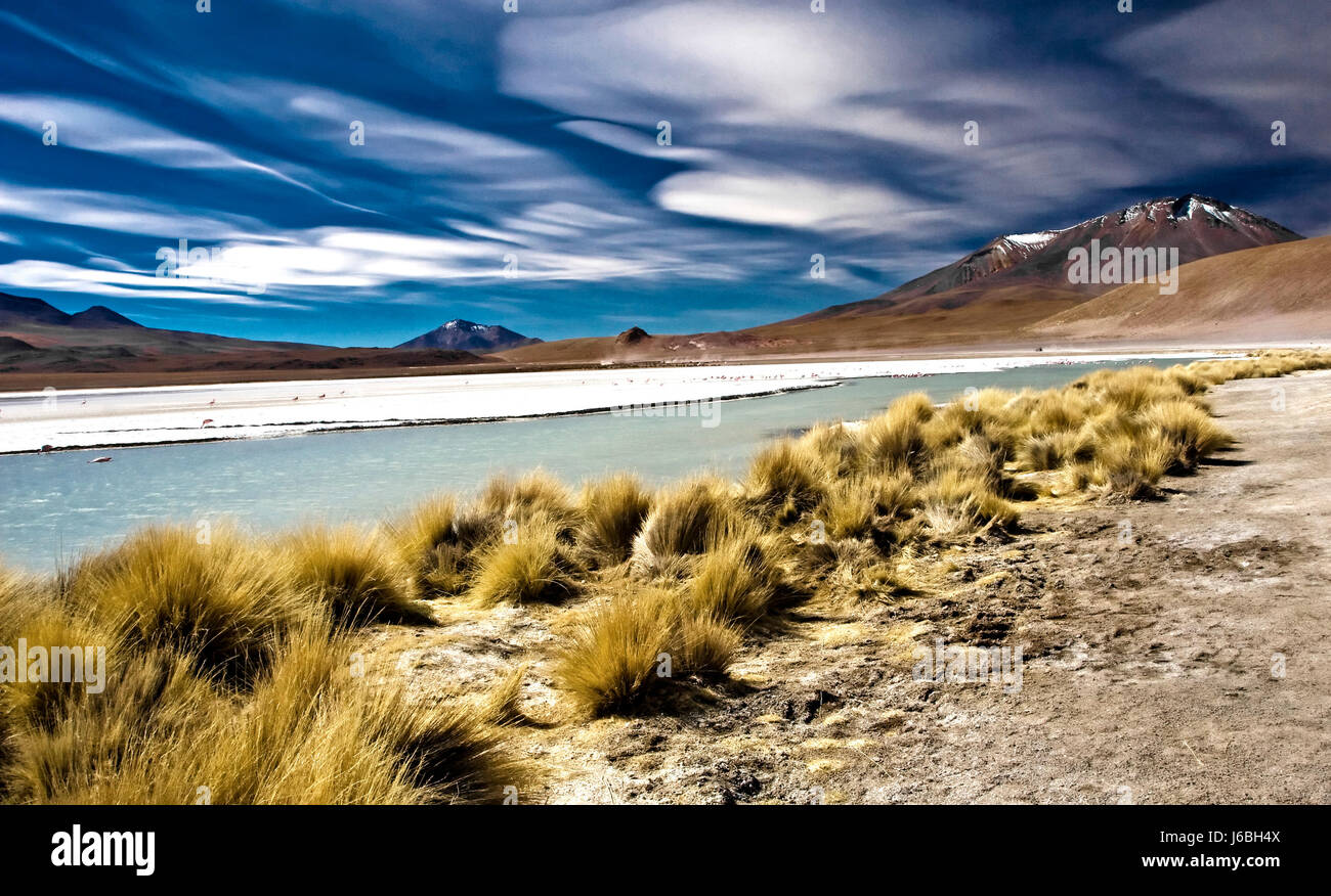 landscape scenery countryside nature bolivia firmament sky mountain ...