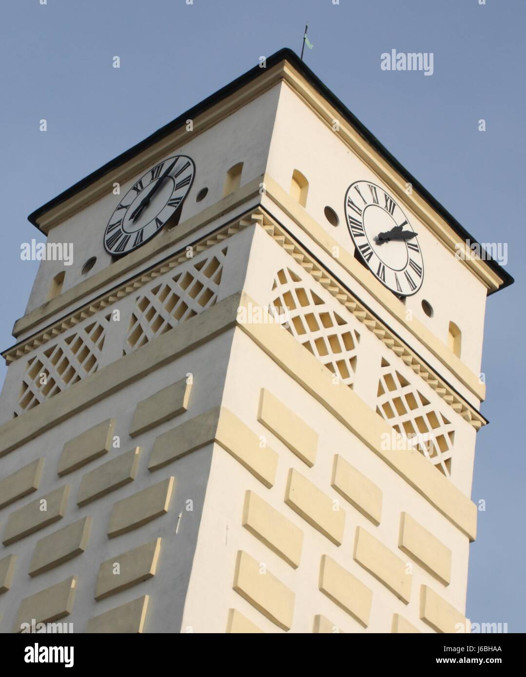 clock castle chateau blue historical heaven paradise arch clock wall ...