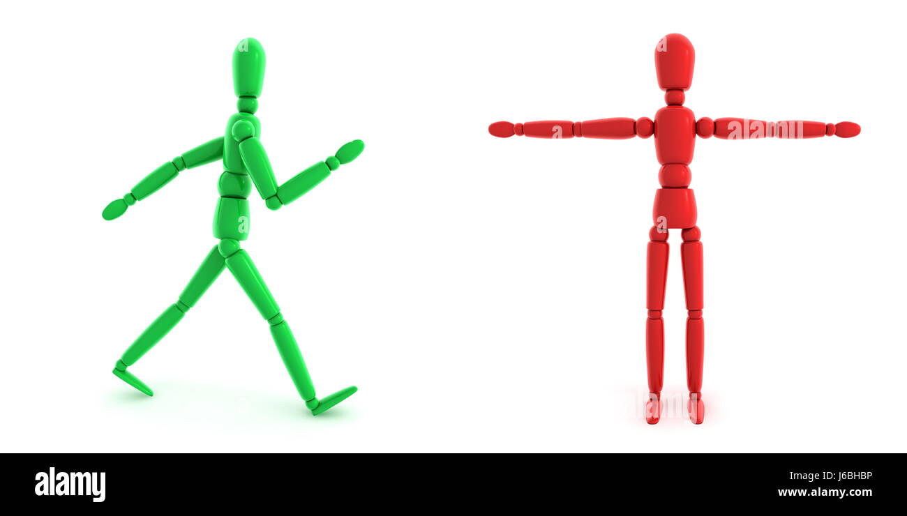 Stop go man hi-res stock photography and images - Alamy