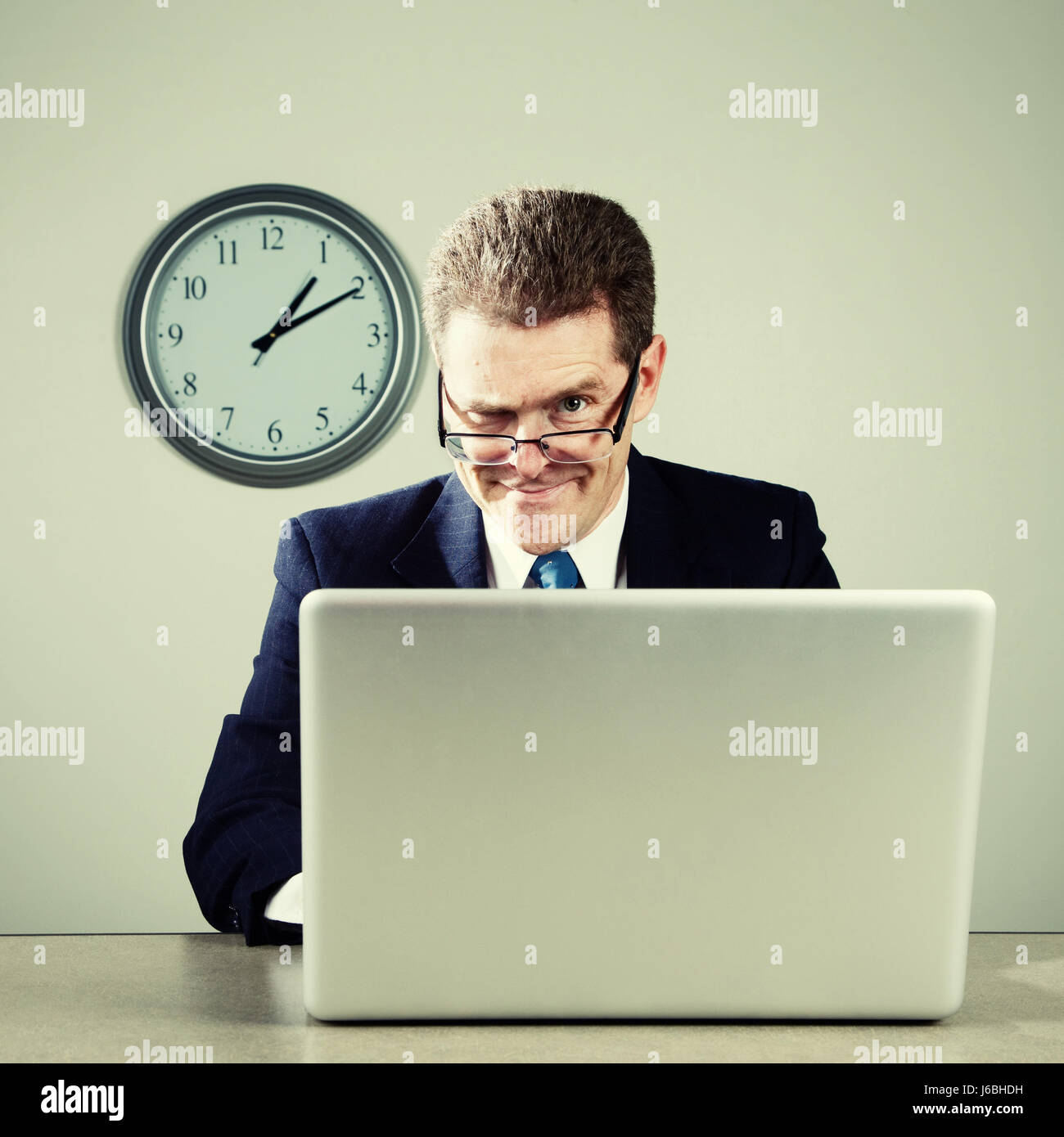 laptop notebook computers computer clock business man businessman ...