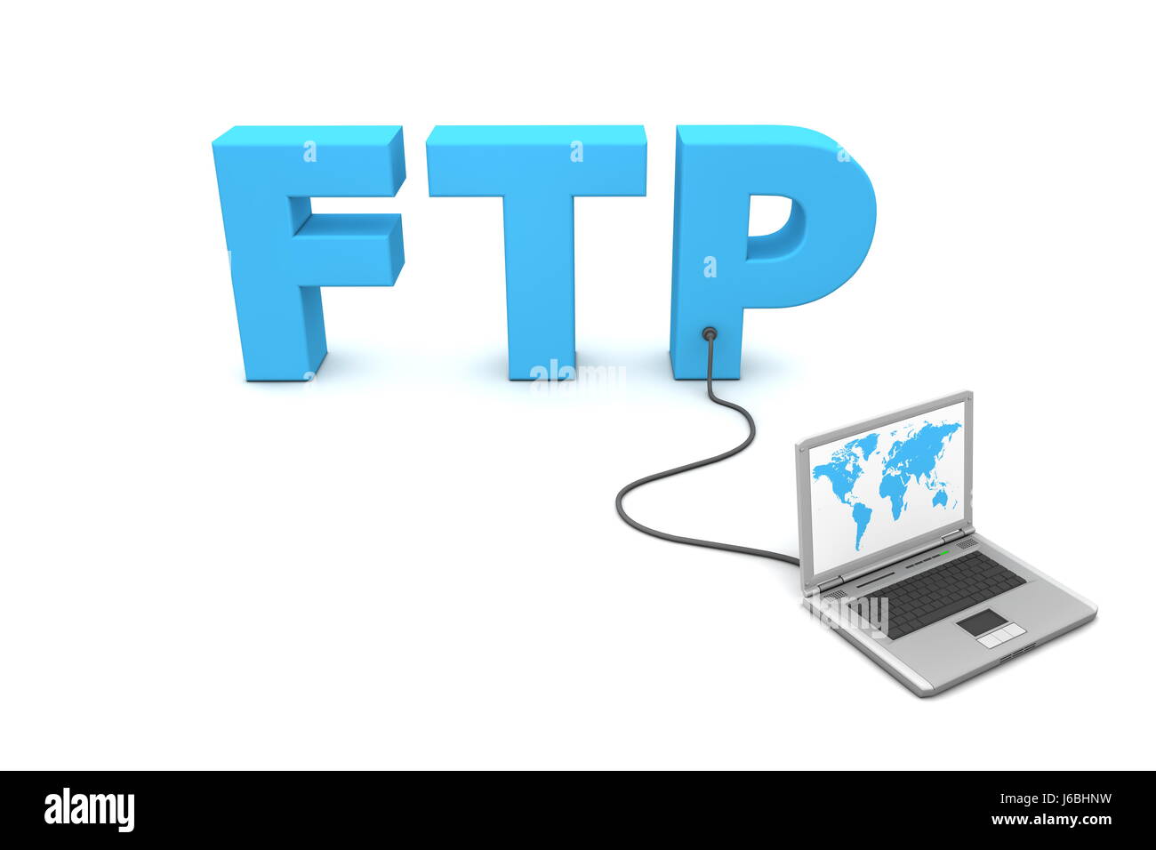 blue laptop notebook computers computer letters word download ftp ...