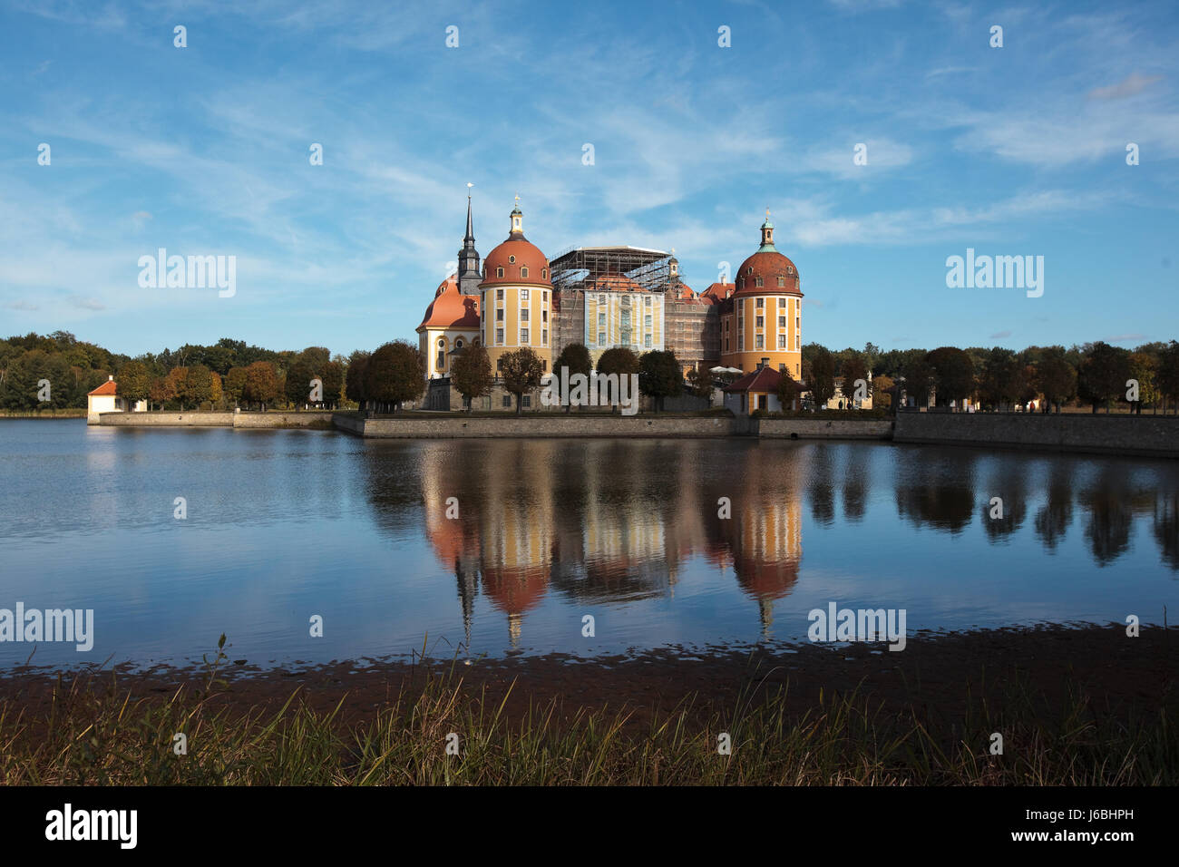 fresh water lake inland water water chateau castle tower cultural art ...