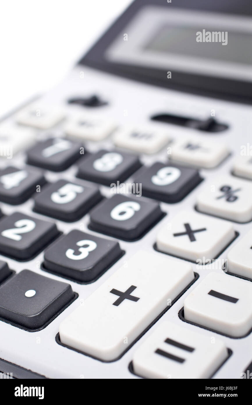 calculation tool object education detail single isolated modern ...