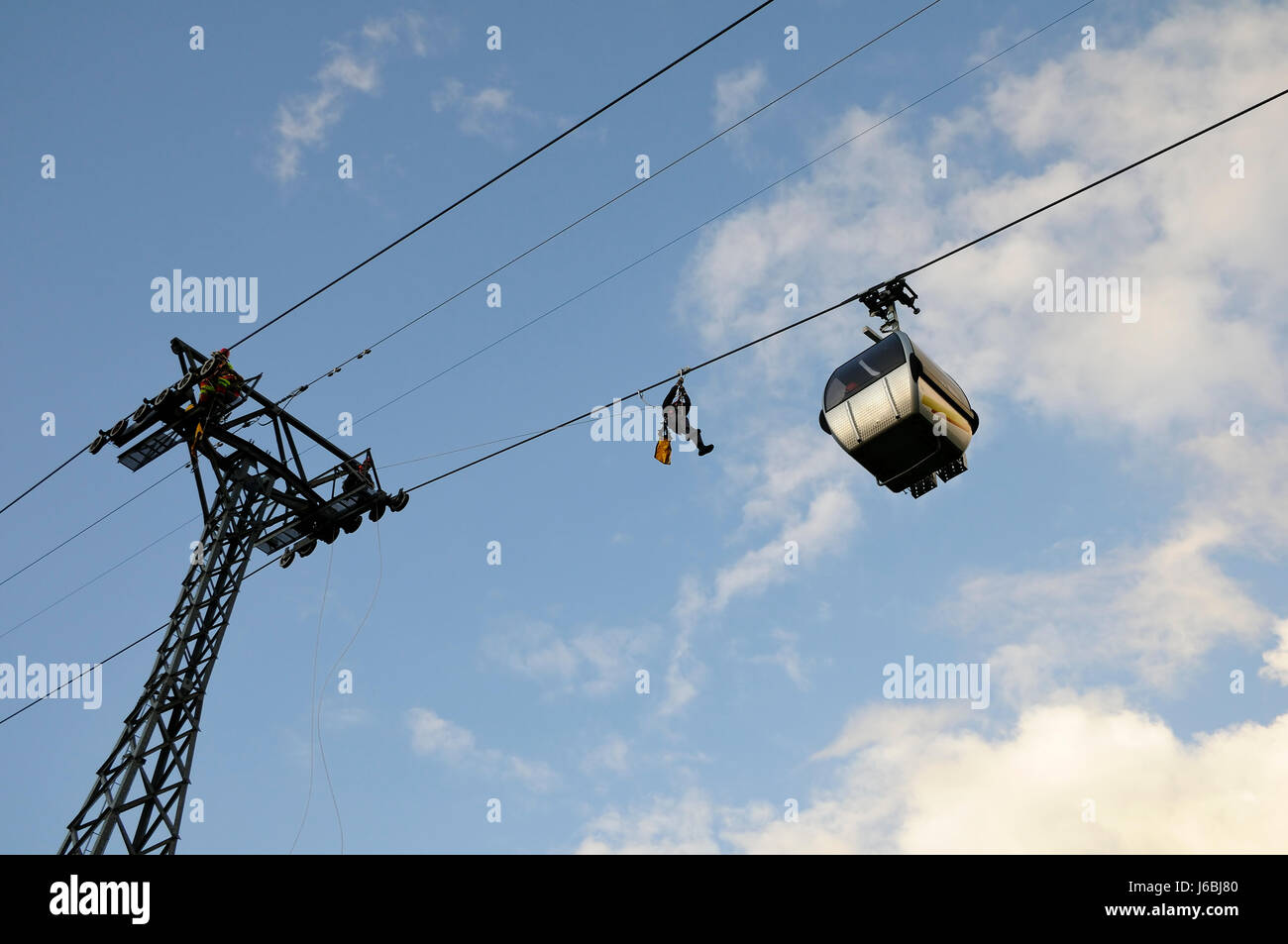 cable car rescue Stock Photo - Alamy