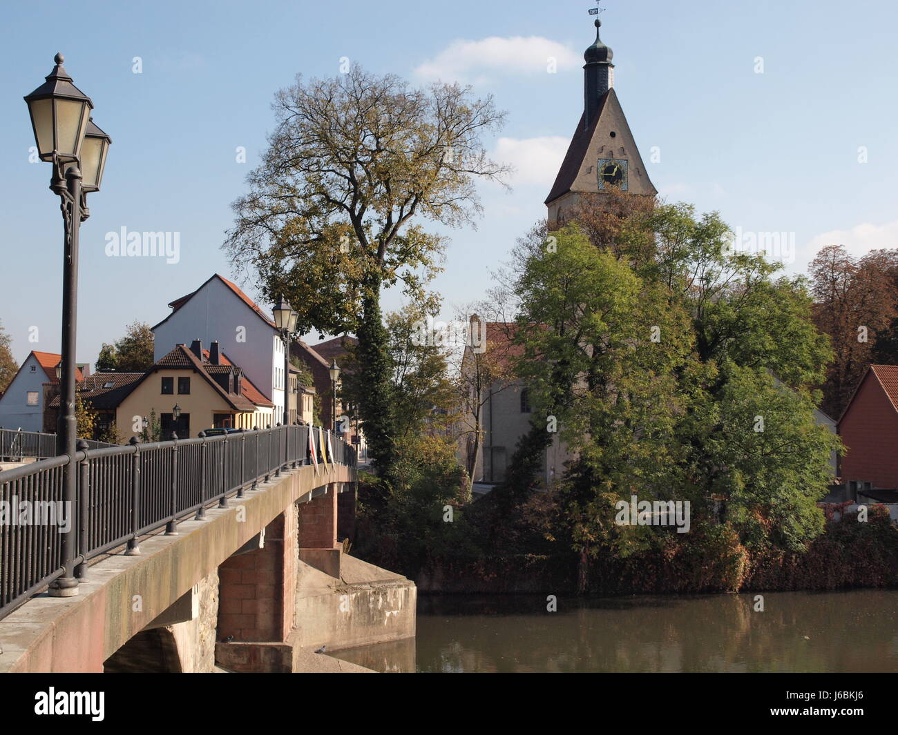 historical church city view bridge old town fall autumn neumarktbrcke ...