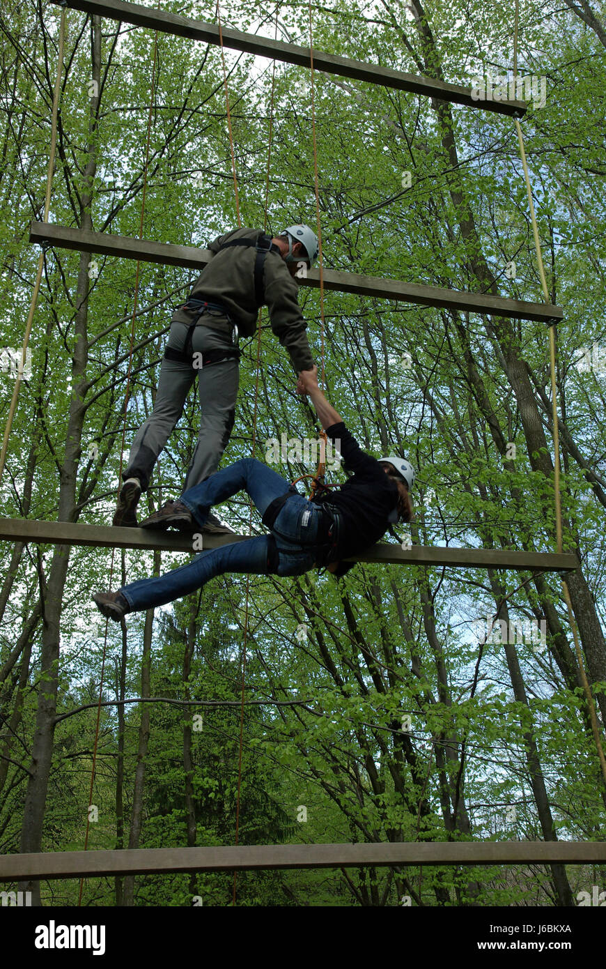 rise climb climbing ascend uphill tread clamber challenge cooperation ...