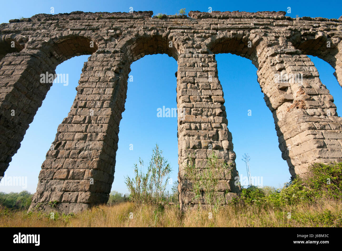 Ancient Aqueduct Claudio-Anio Novus, Park of the Aqueducts (Parco degli ...