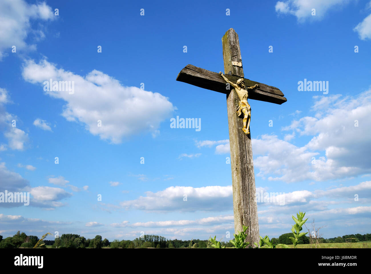 religion religious cross bavaria country landscape scenery countryside ...