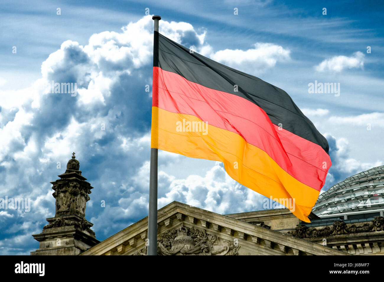 Germany flag black red gold hi-res stock photography and images - Alamy