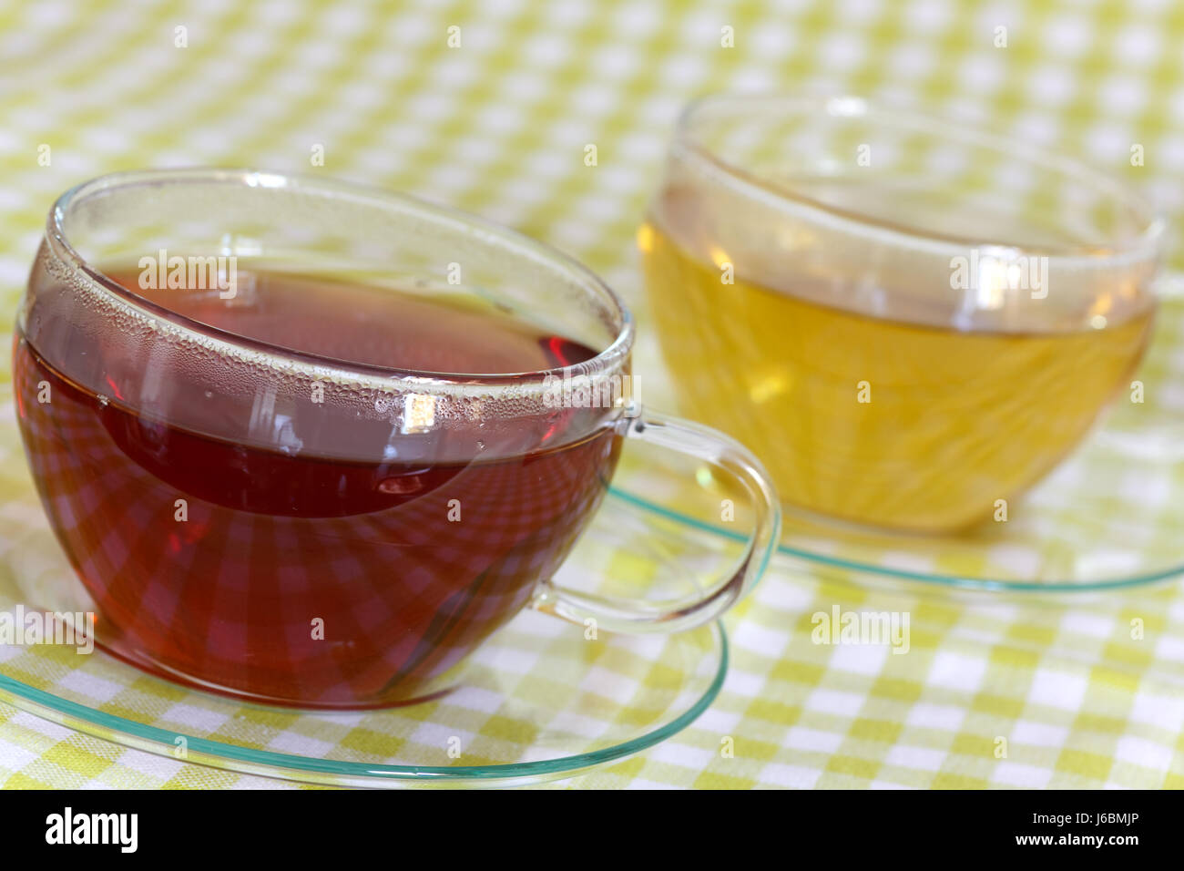two cups of tea Stock Photo - Alamy