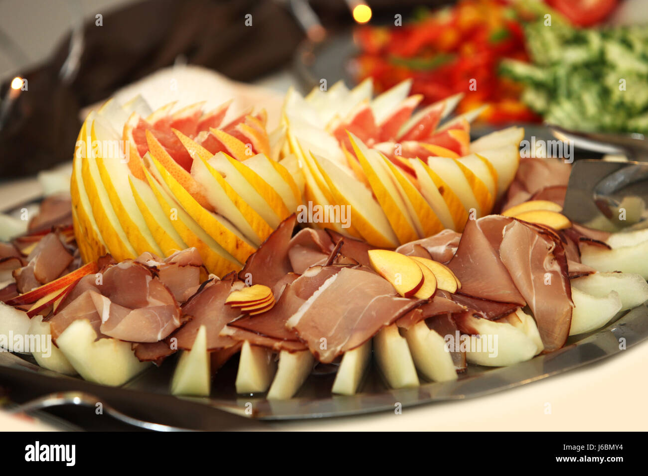 melon ham buffet eating eat eats dine dining dines restaurant health ...