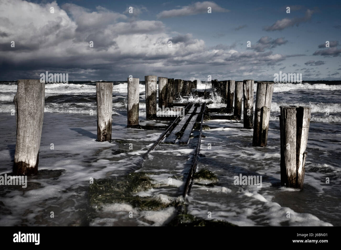 Stormy railway hi-res stock photography and images - Alamy
