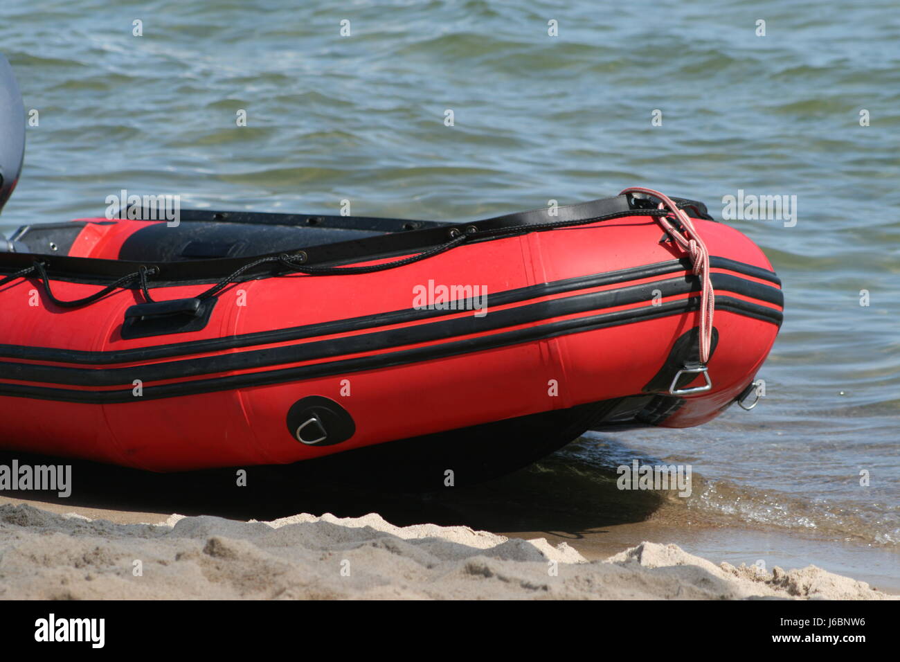 bang red dinghy Stock Photo - Alamy