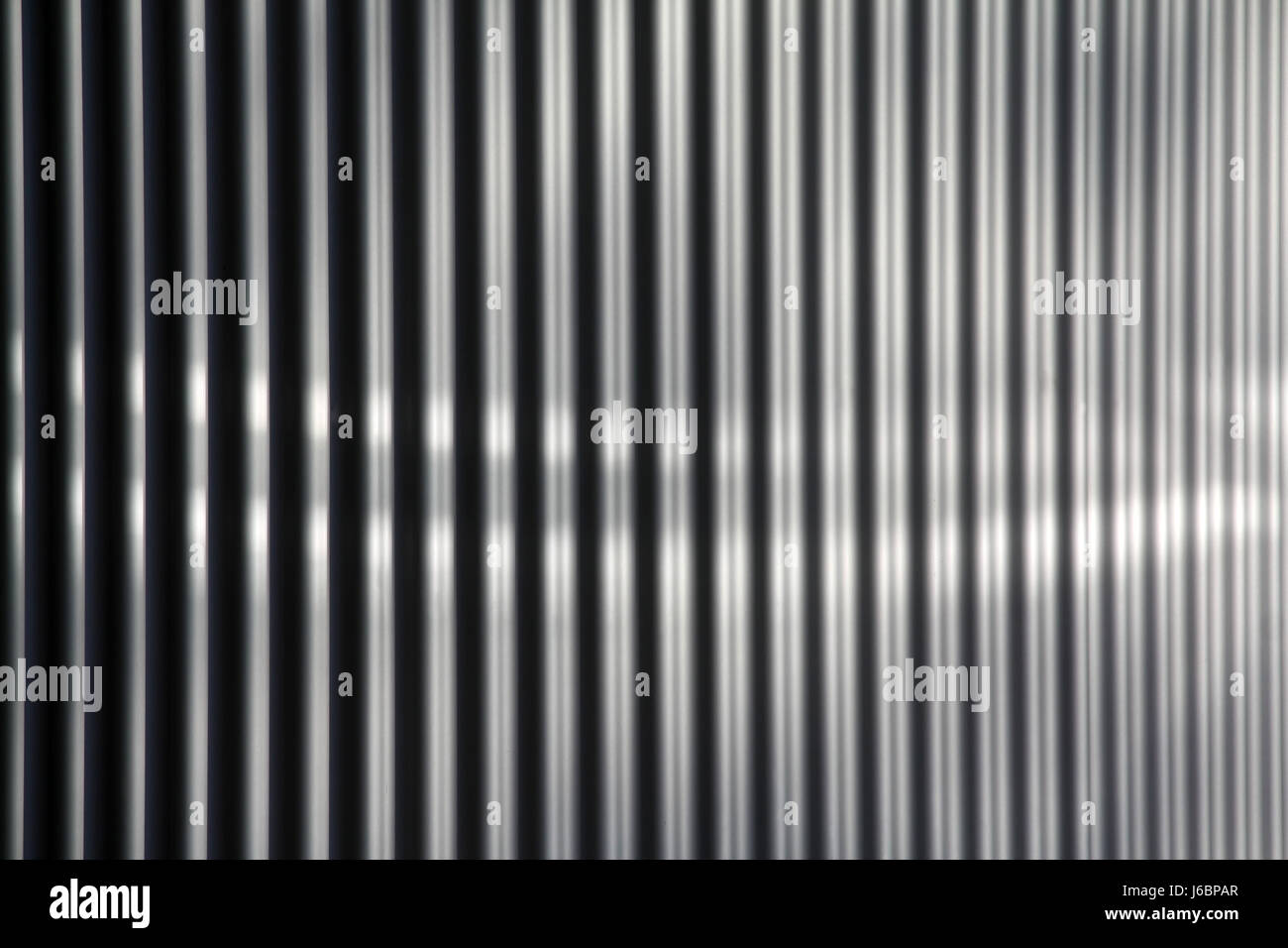 corrugated bright shiny metallic backdrop background reflection lines ...