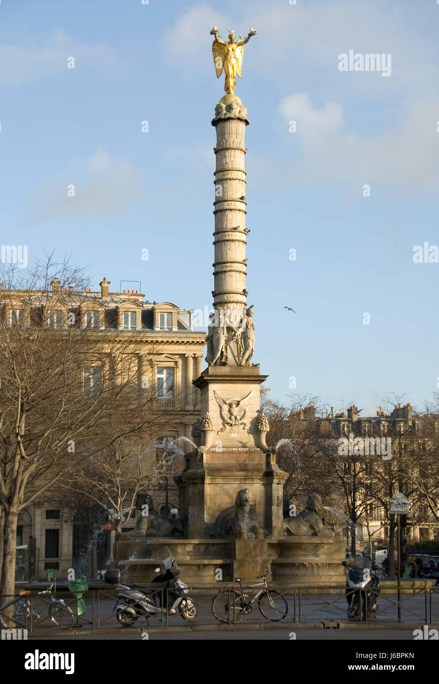 monument statue paris france column buildings monument tree trees stone ...