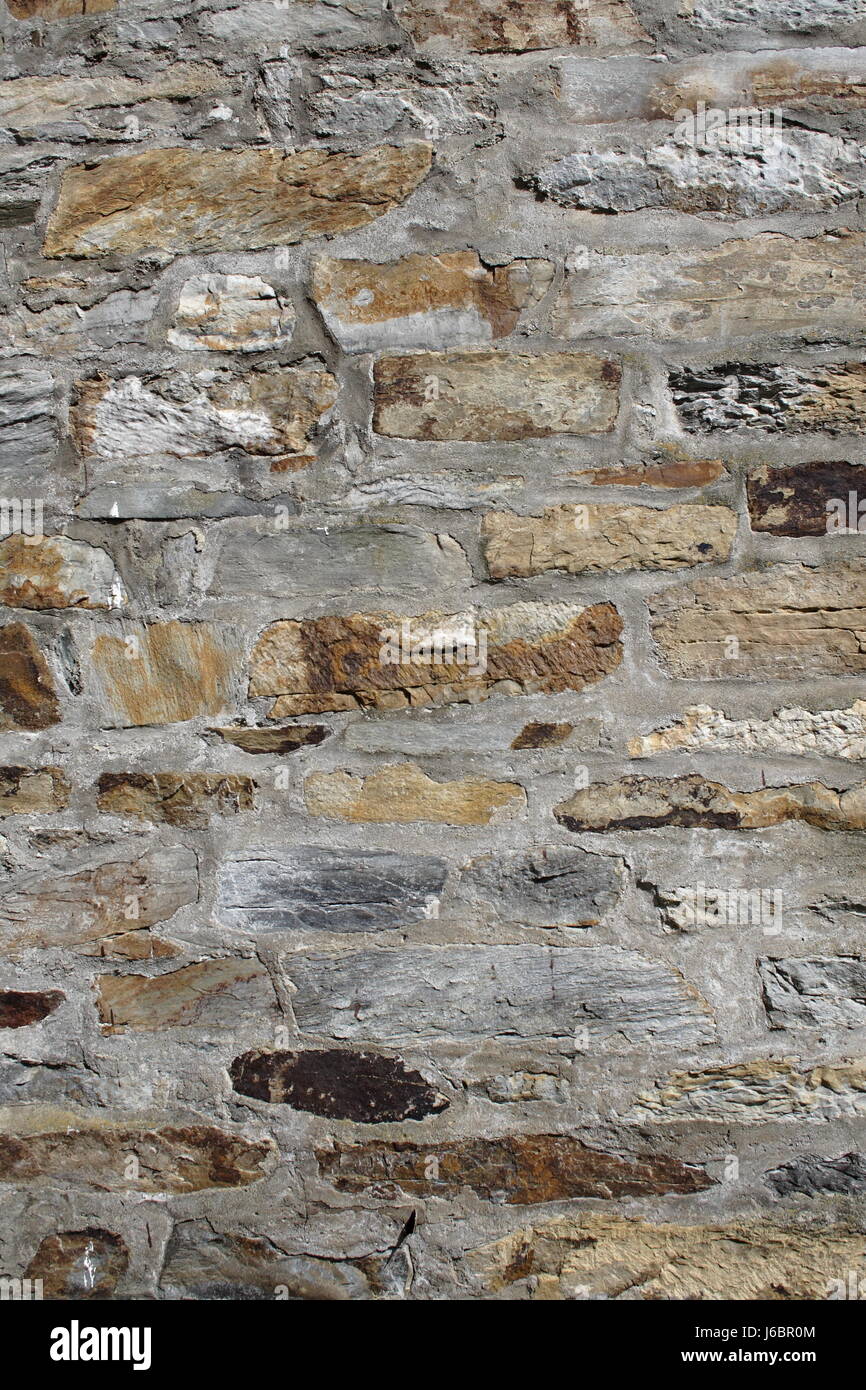 detail stone rough surface blocks pieces house building detail ...