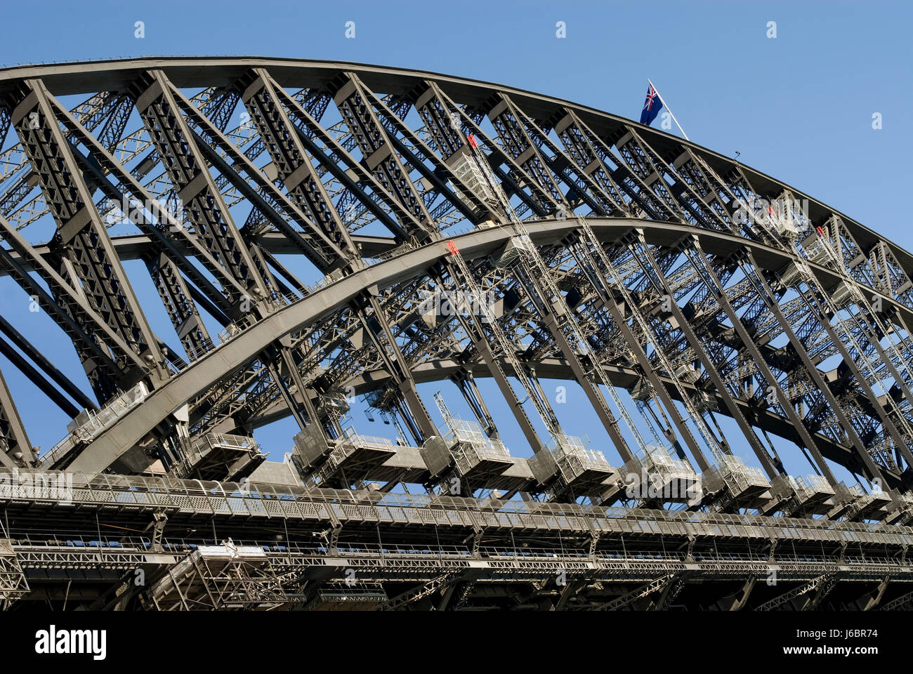 bridge arch australia steel structure blue famous bridge strong arch ...
