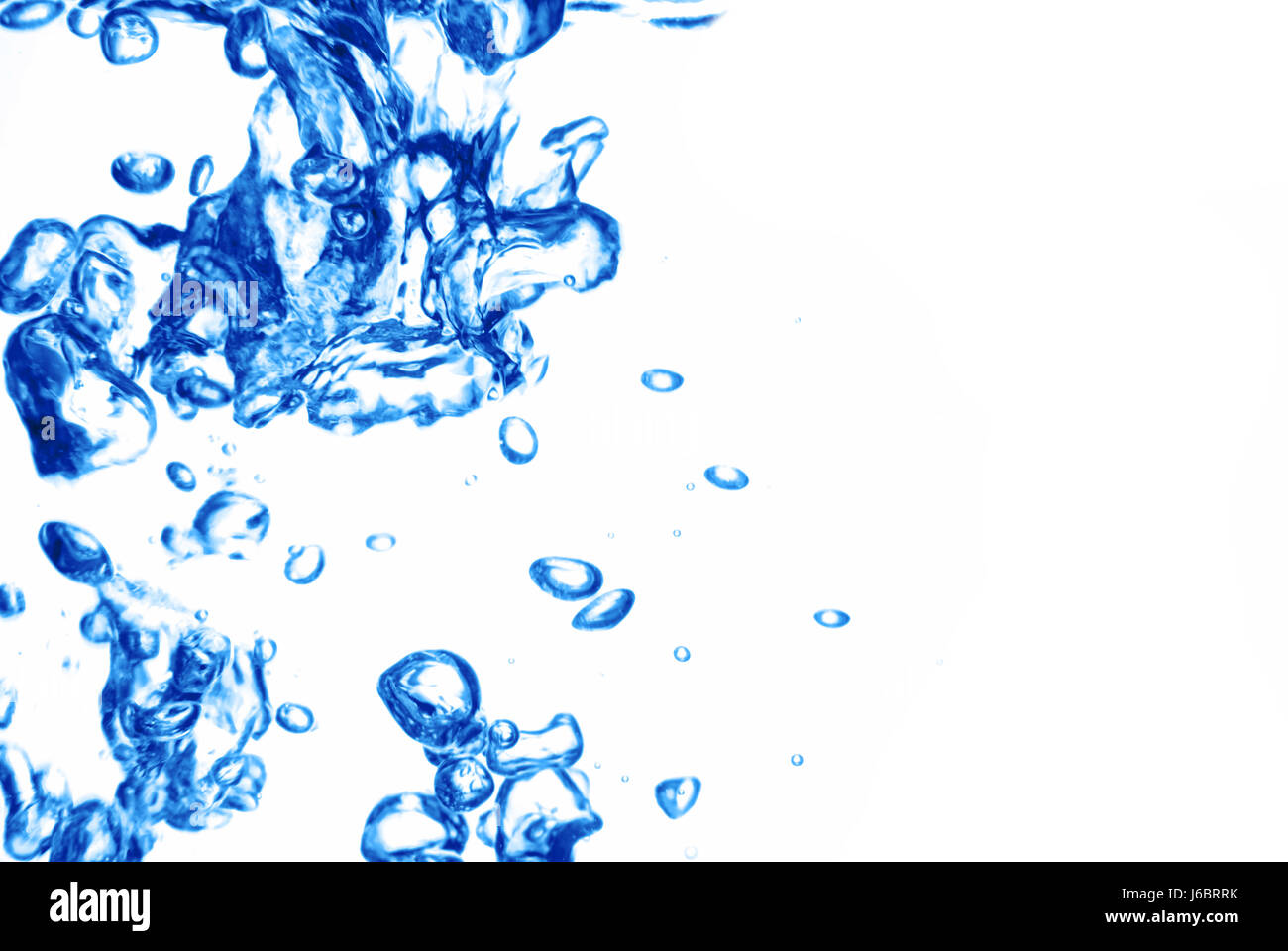 blue bubbles air splash water blue motion postponement moving movement ...