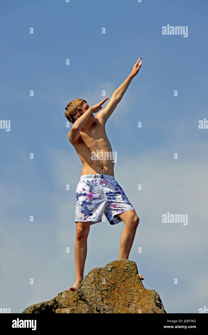 Usain bolt gesture hi-res stock photography and images - Alamy