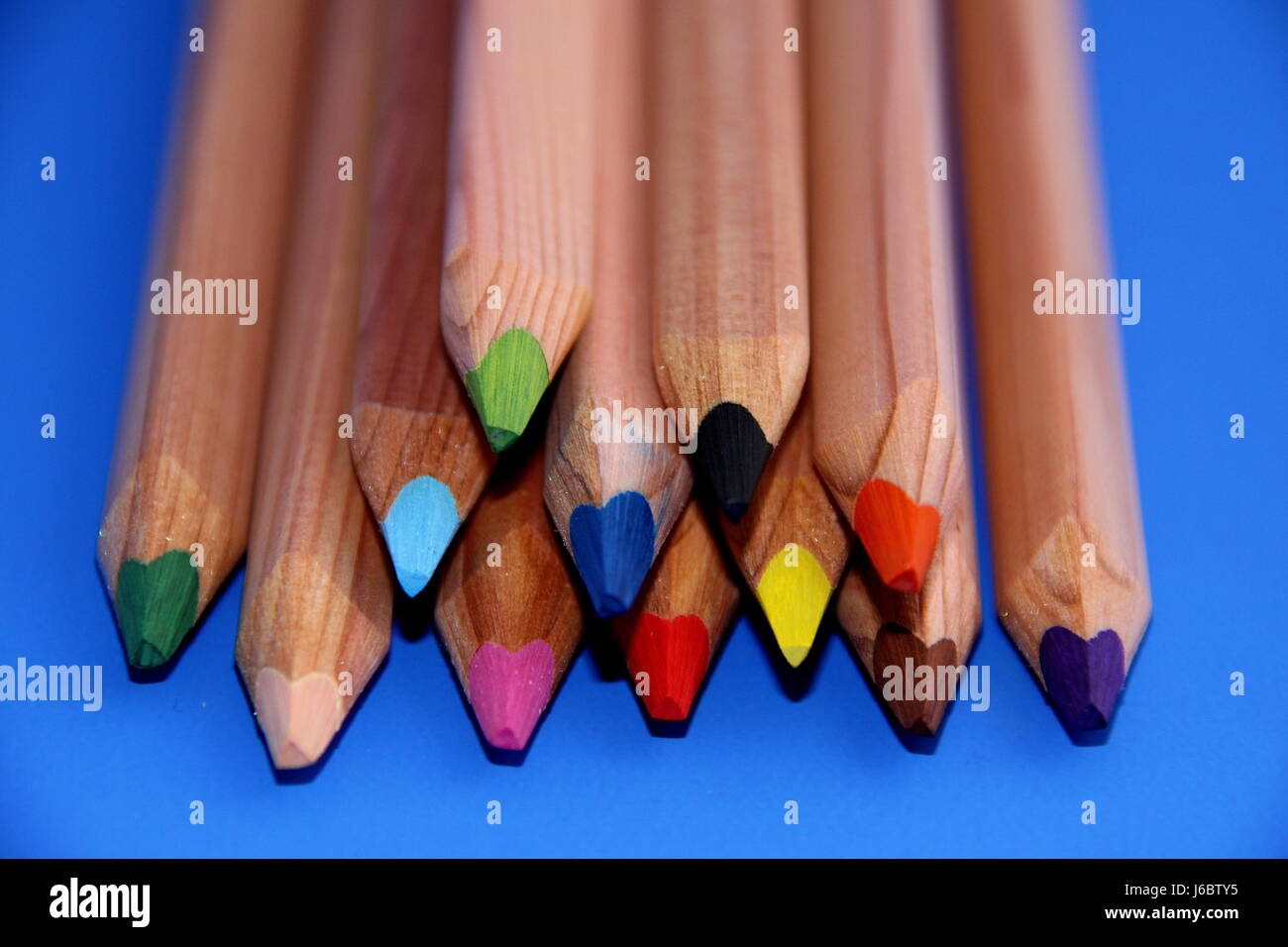 coloured colourful gorgeous multifarious richly coloured variety pens ...