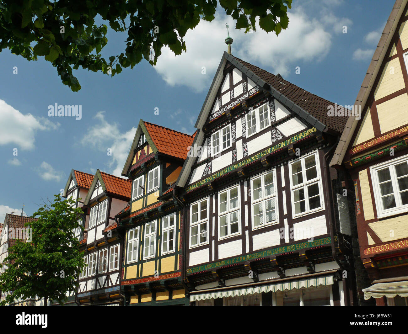 house building baroque frame-work facade redecorates middle ages ...