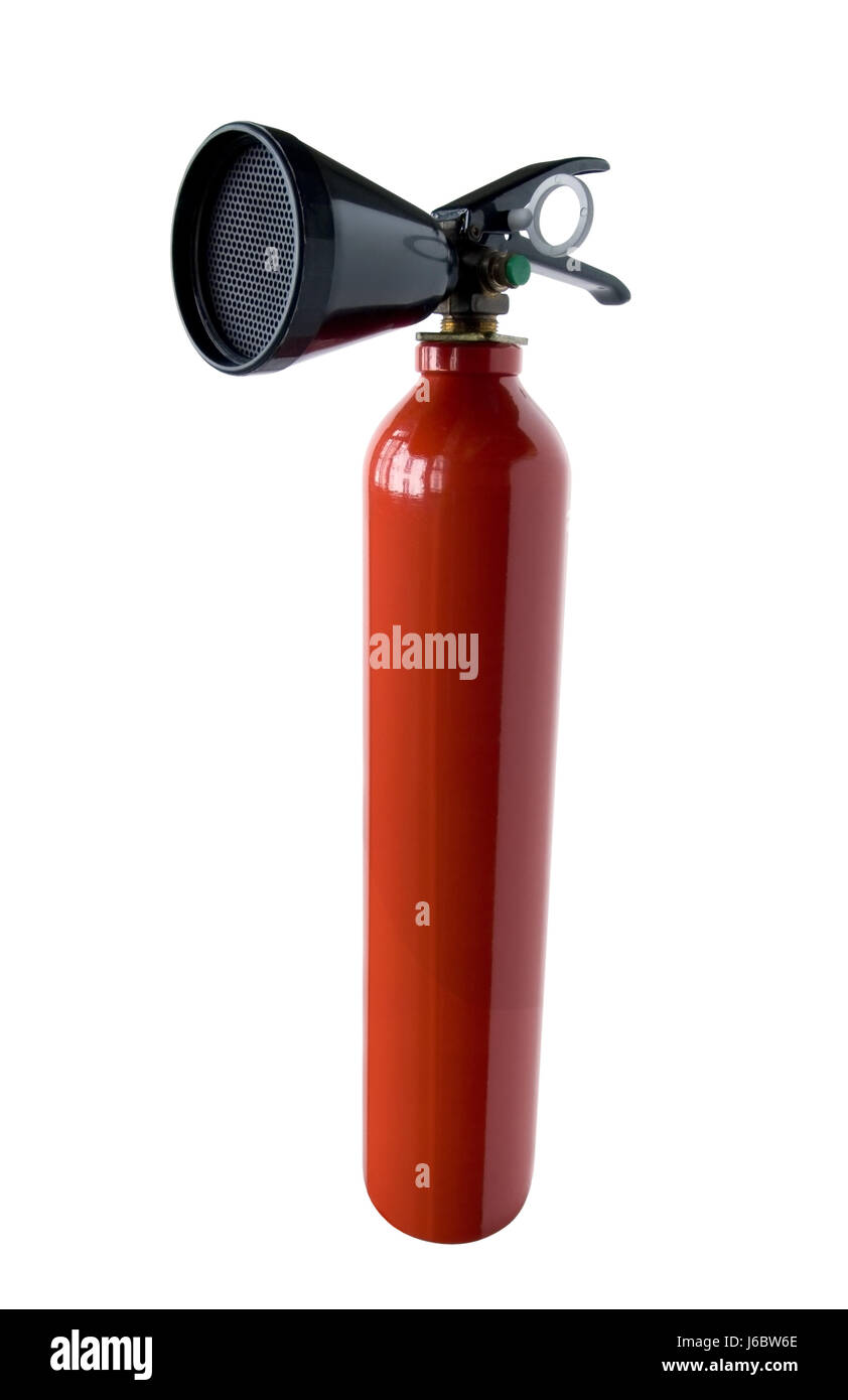 extinguisher isolated fire conflagration red danger object services ...