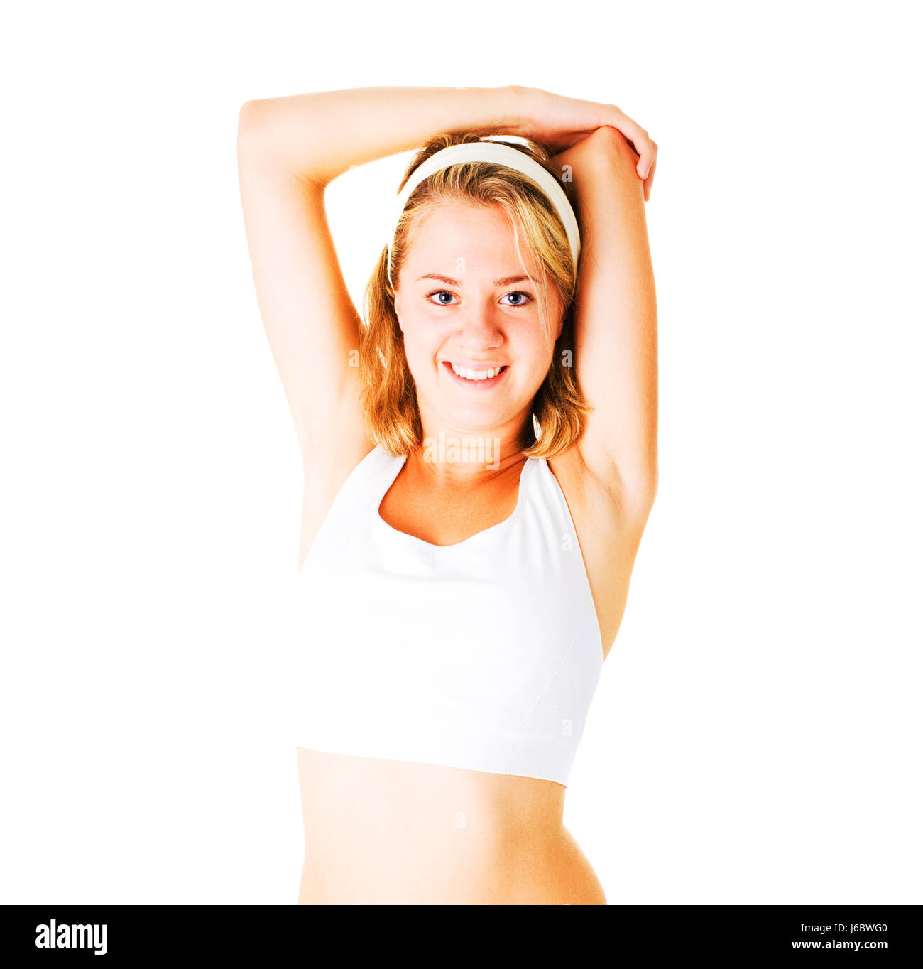 woman health female exercise slim arid sligth lean gaunt thin workout ...