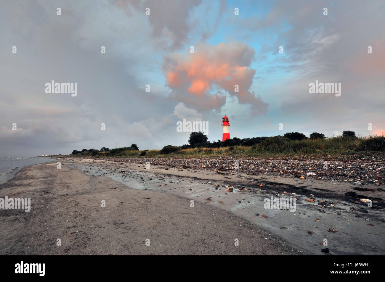 lighthouse beach seaside the beach seashore coast salt water sea ocean ...
