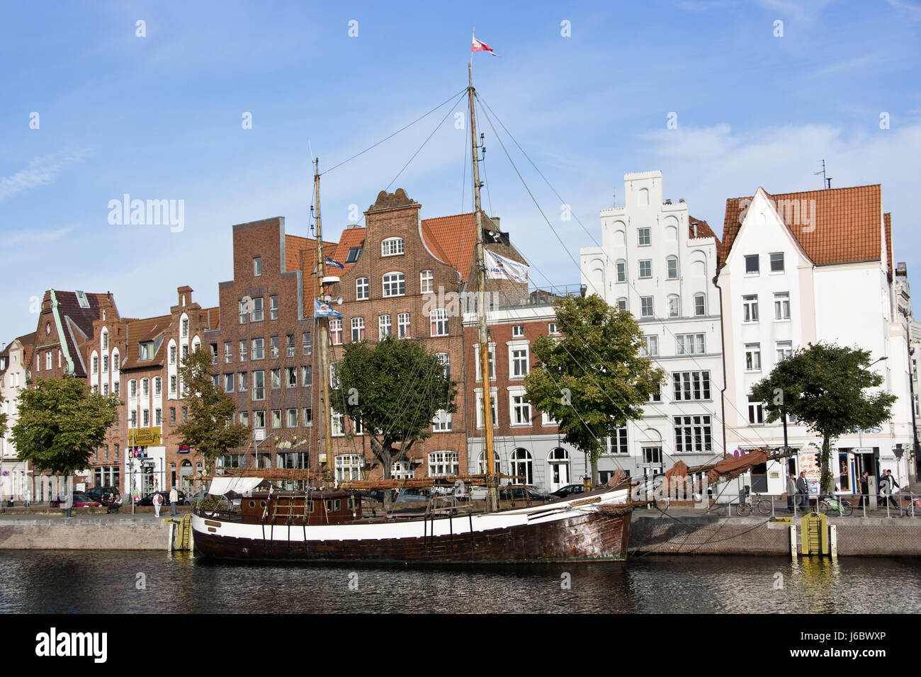 historical traders hanse scenery luebeck historical houses traders ...