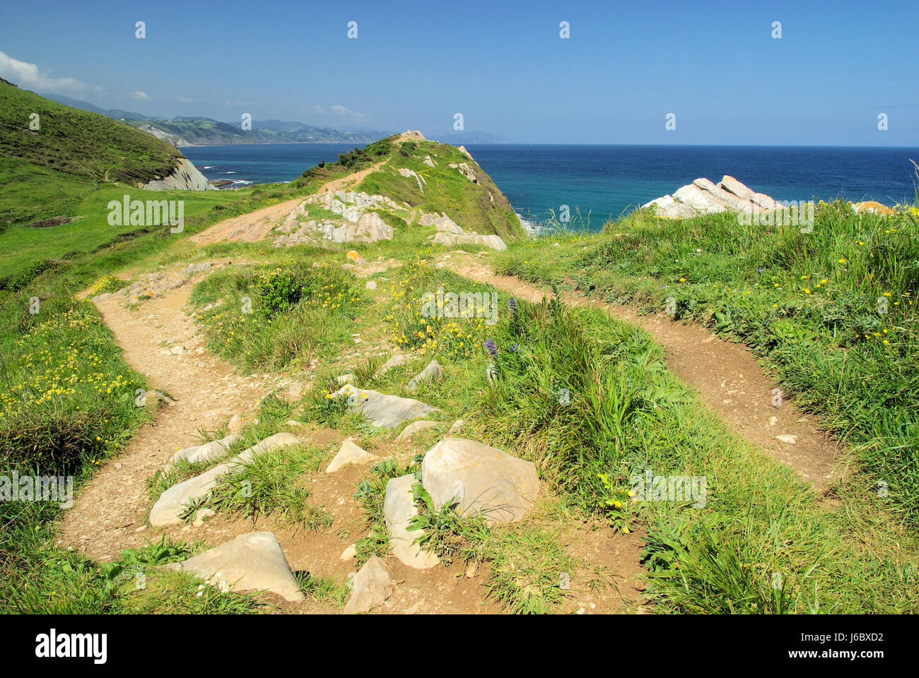 beach seaside the beach seashore spain wave coast reef cliff salt water ...