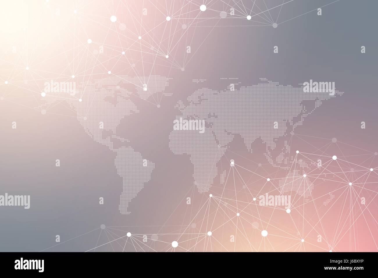 Geometric graphic background communication. Big data complex with ...