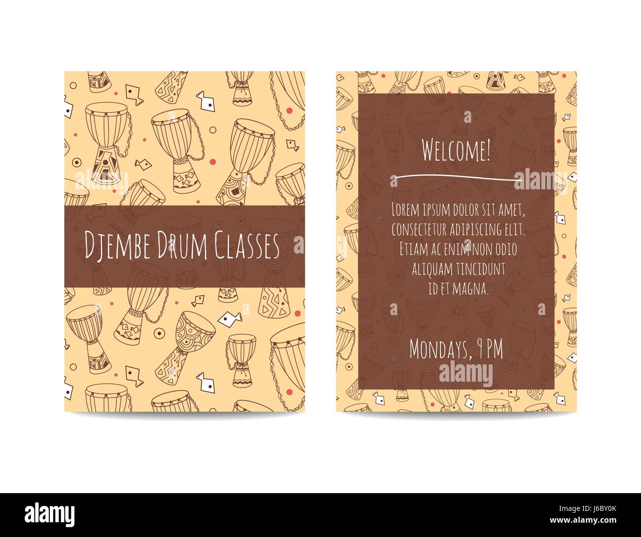 African traditional banner Stock Vector Images - Alamy