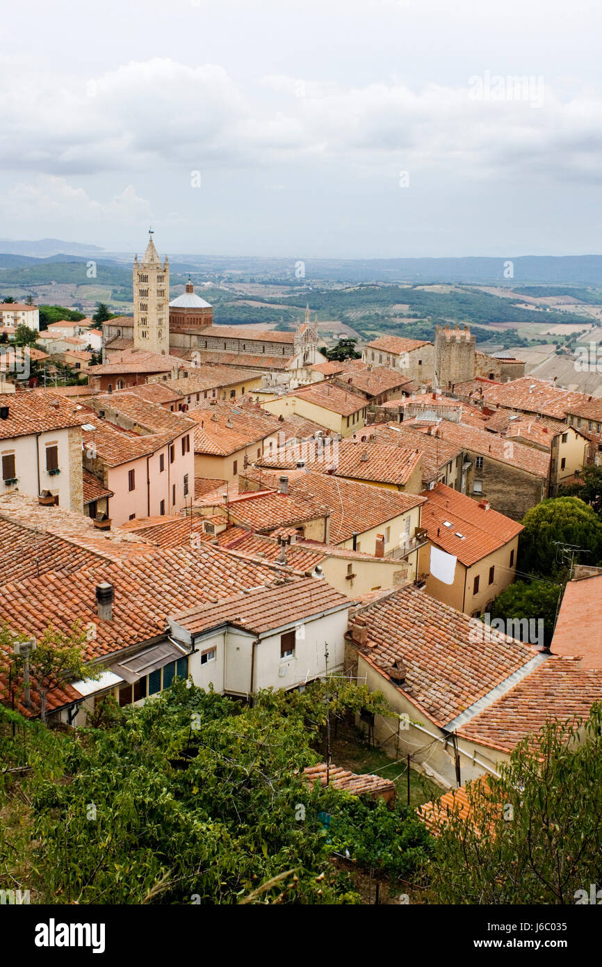 cathedral tuscany toscana sight view outlook perspective vista panorama ...